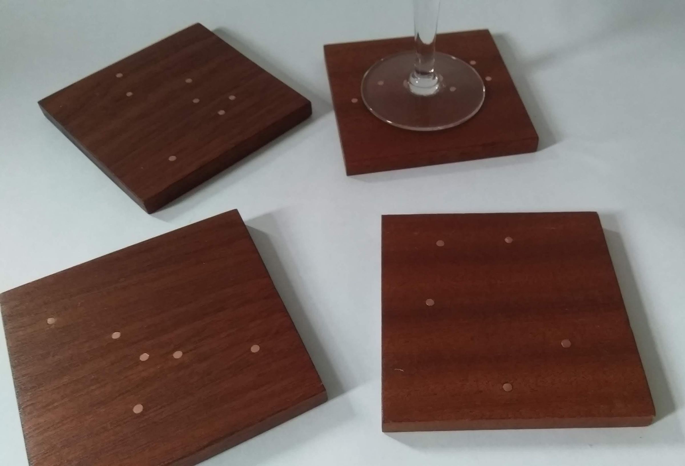 Constellation Coasters With Copper Inlay : 8 Steps (with Pictures ...