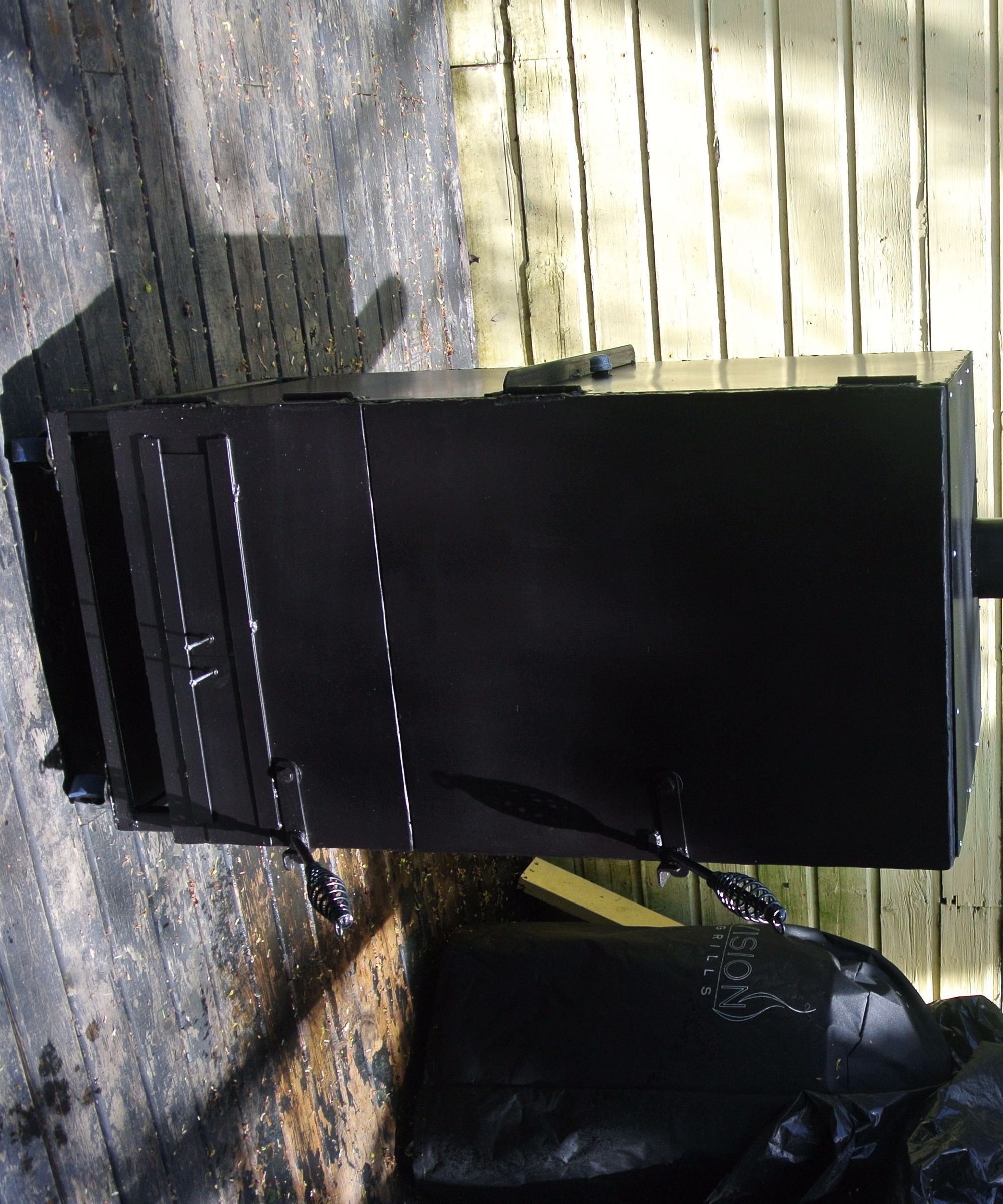 Making a Vertical Smoker and Grill : 15 Steps (with Pictures ...