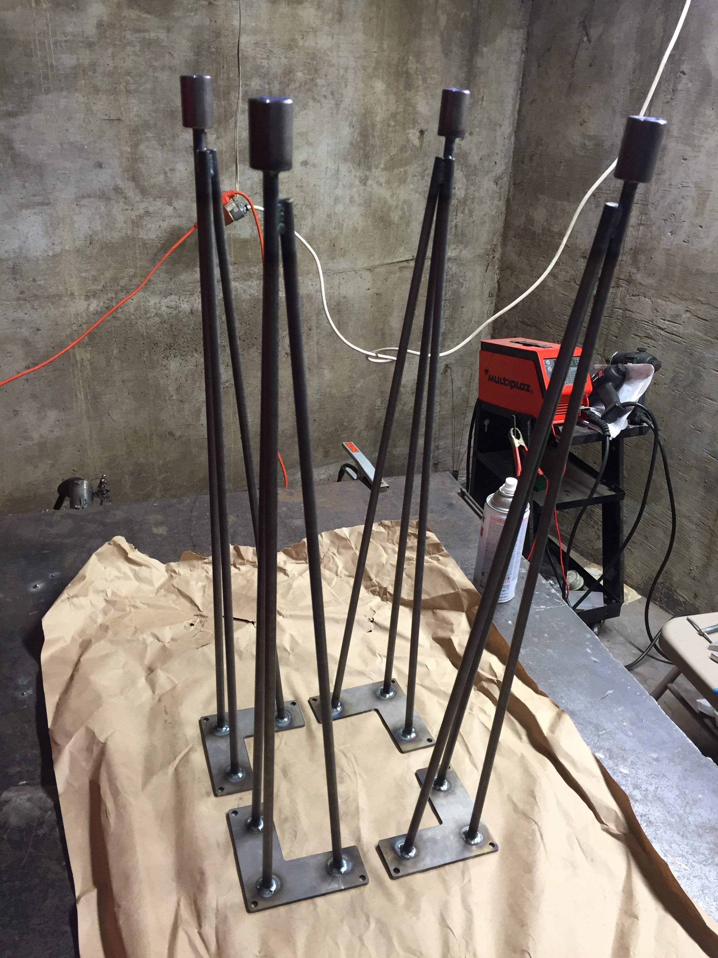 Dining Room Table From Reclaimed Wall Studs : 9 Steps (with Pictures ...