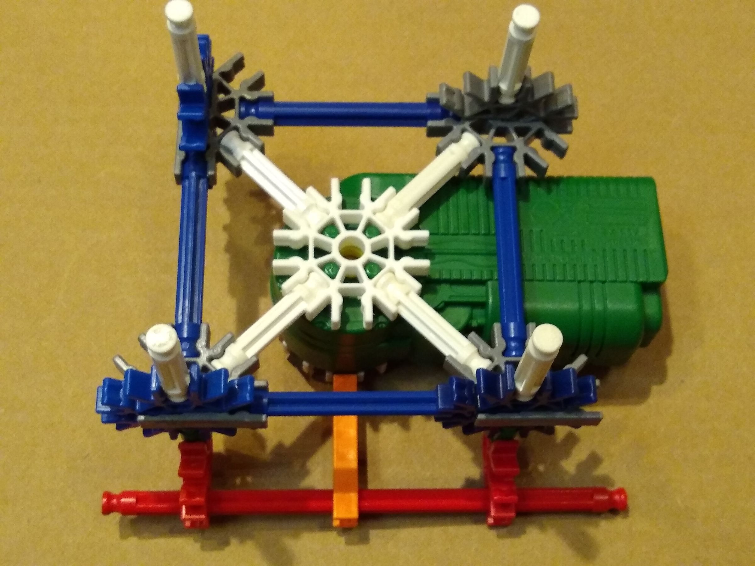Knex and Origami Flapping Bird Automata : 11 Steps (with Pictures ...