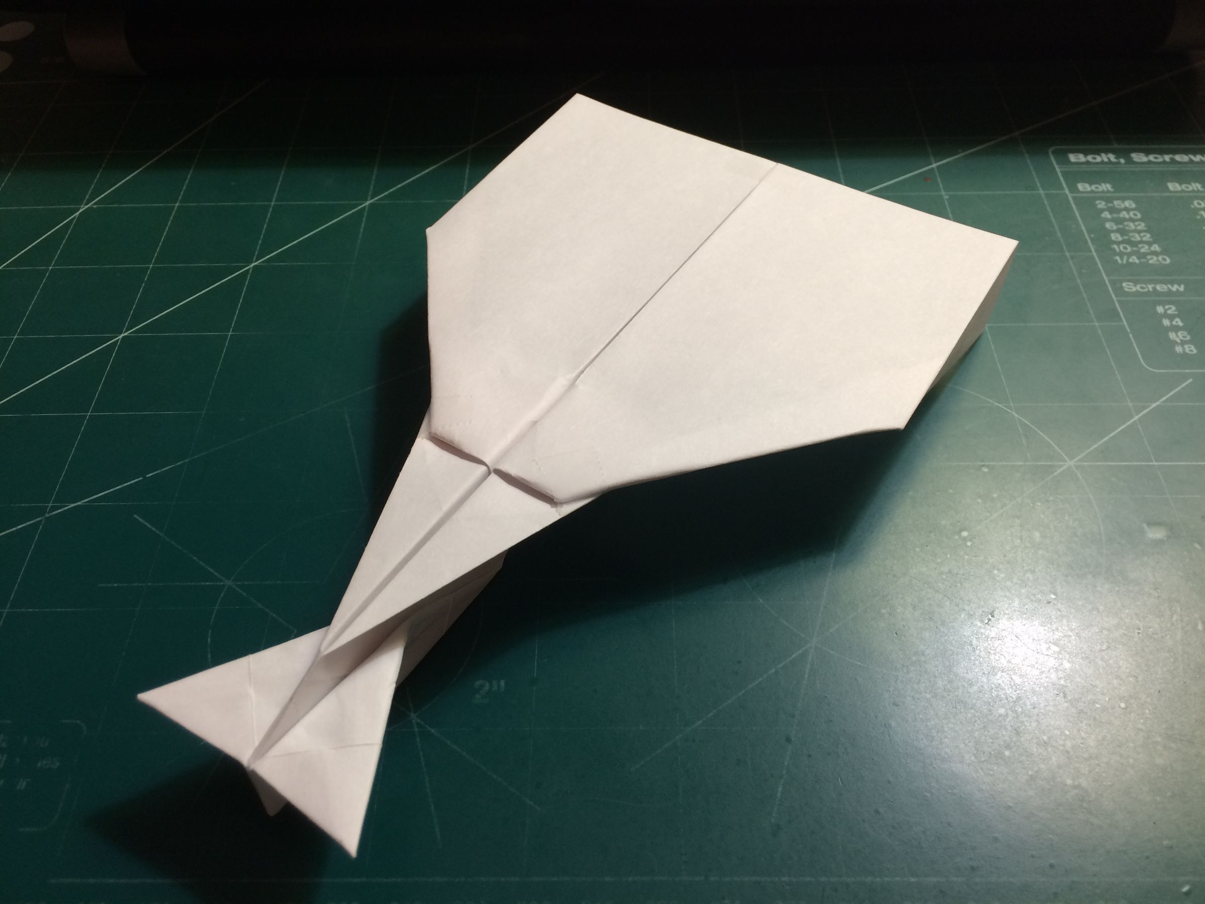 How to Make the Turbo Predator Paper Airplane : 8 Steps - Instructables