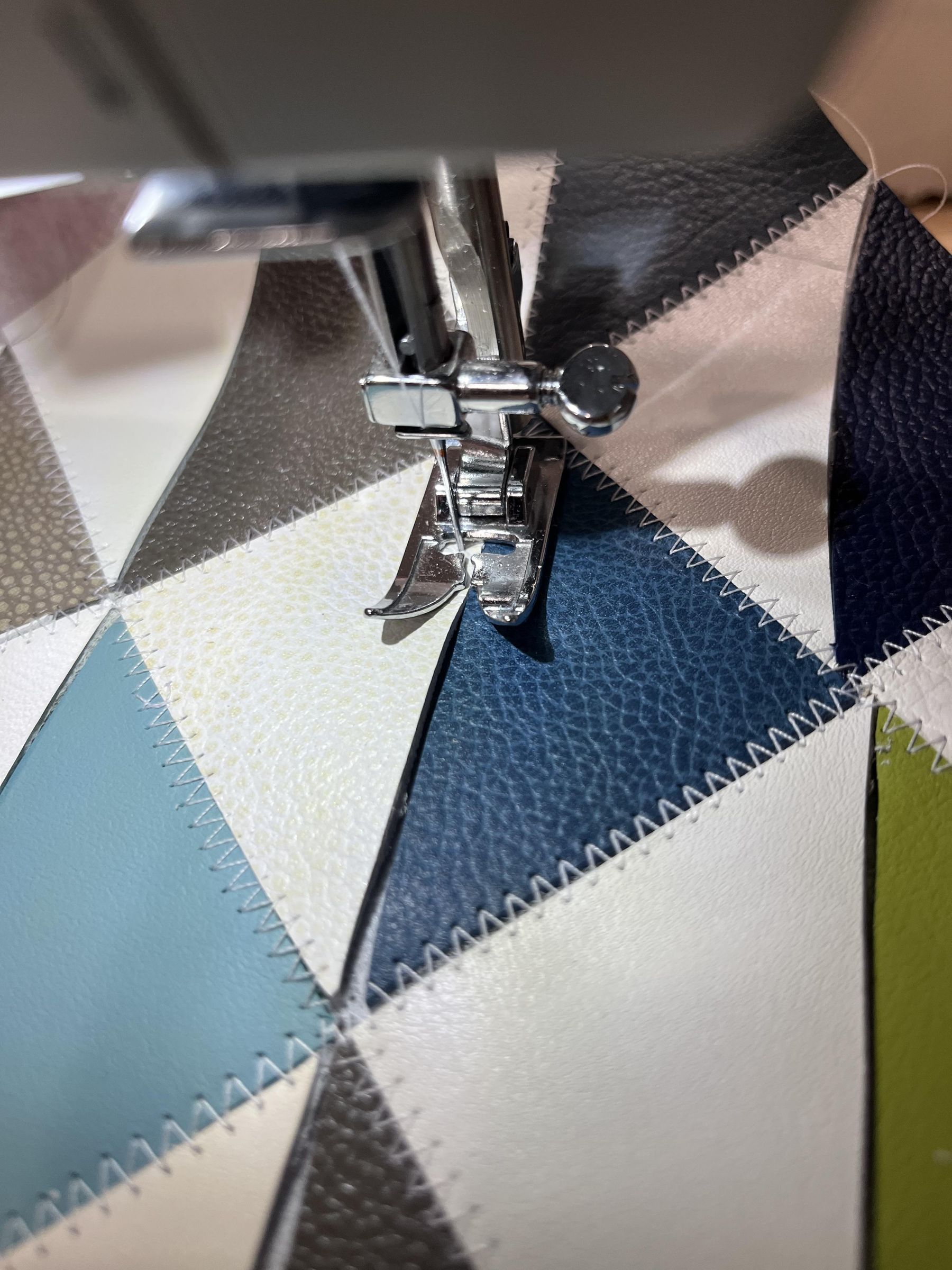 Scrappy Patchwork Leather Bucket Bag : 10 Steps (with Pictures ...
