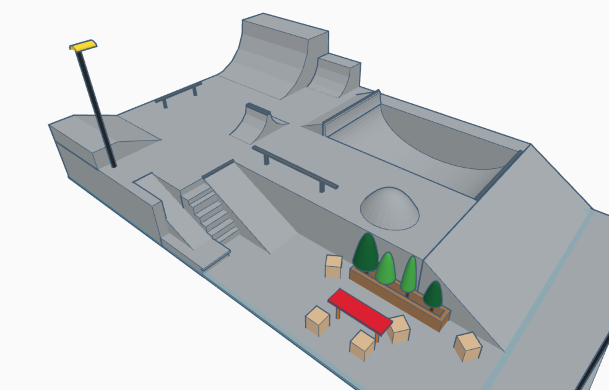 Tinkercad- Skatepark (scene) : 9 Steps - Instructables