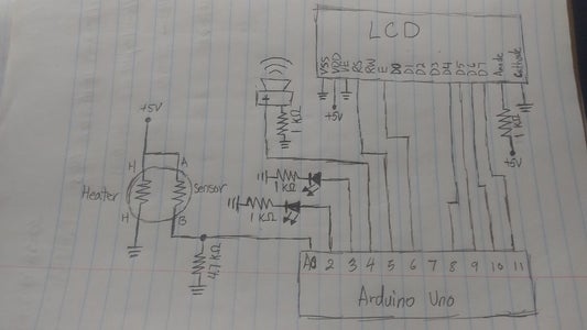 Arduino Gas Detecting Alarm System 6 Steps Instructables
