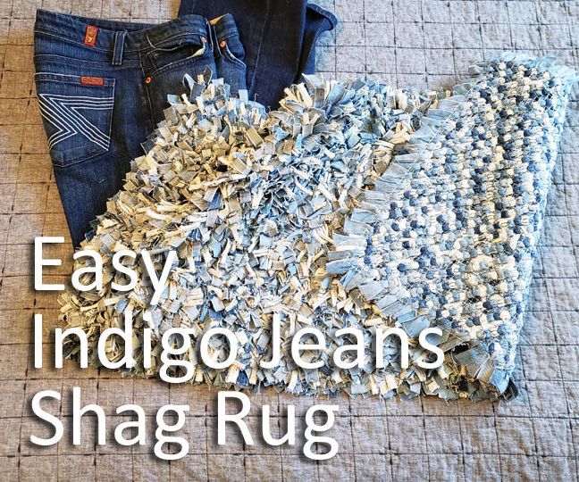 Indigo Jeans Shag Rug : 3 Steps (with Pictures) - Instructables