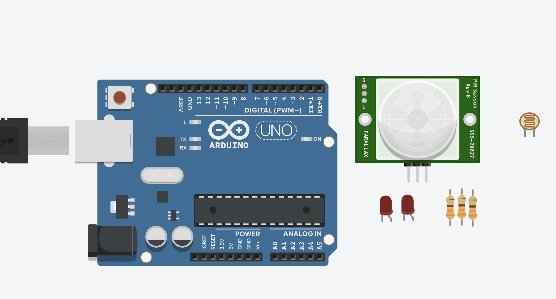 LED Night Light With PIR and LDR Sensors : 3 Steps - Instructables