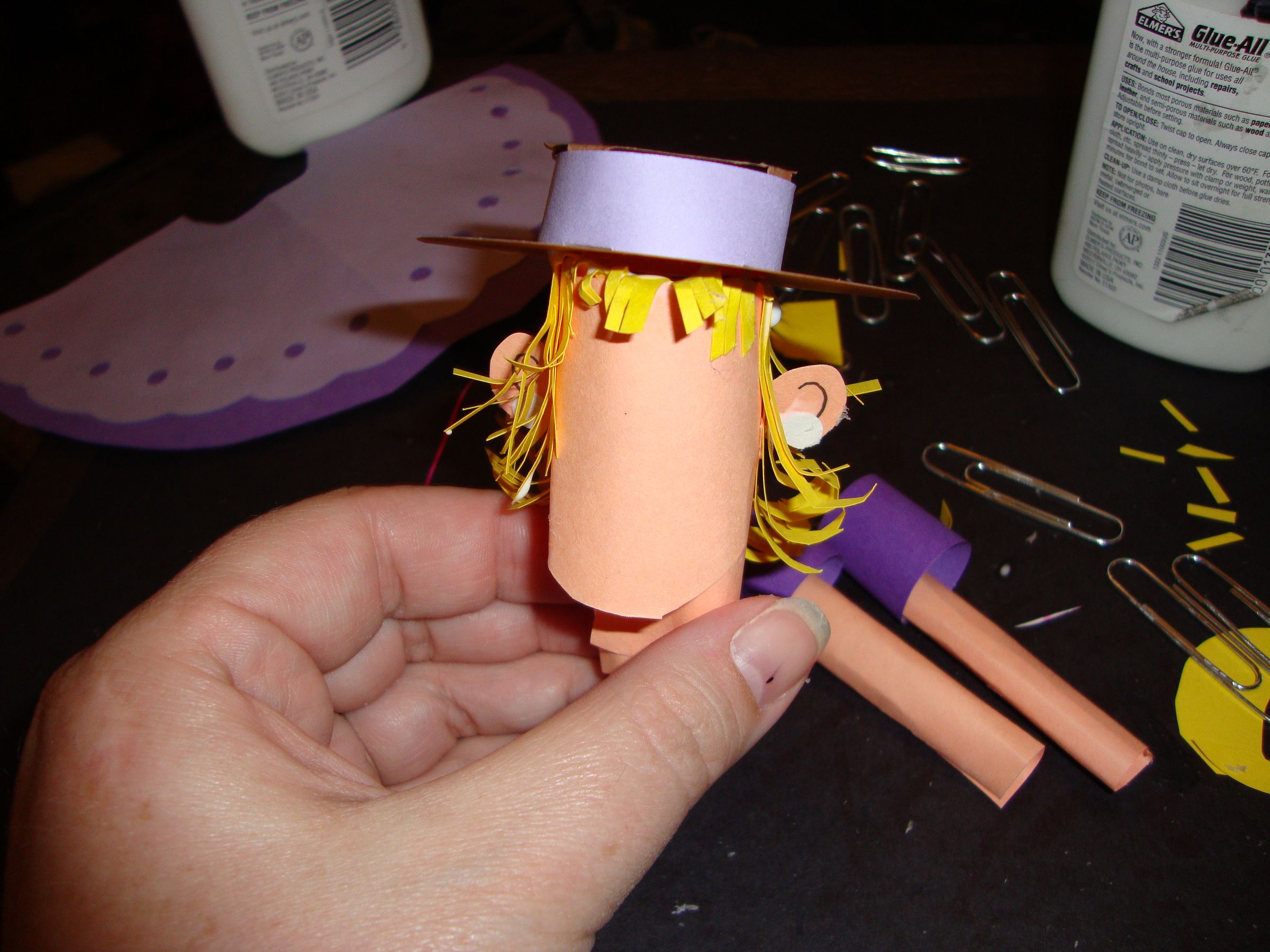 Goldie Locks (Little Girl) Paper Craft (Easy) : 14 Steps (with Pictures ...