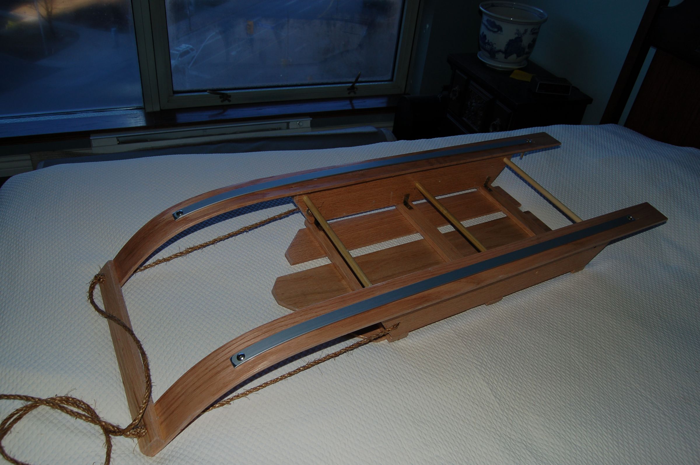 Convertible Oak Child Sled - Simple Design / Basic Tools : 7 Steps ...