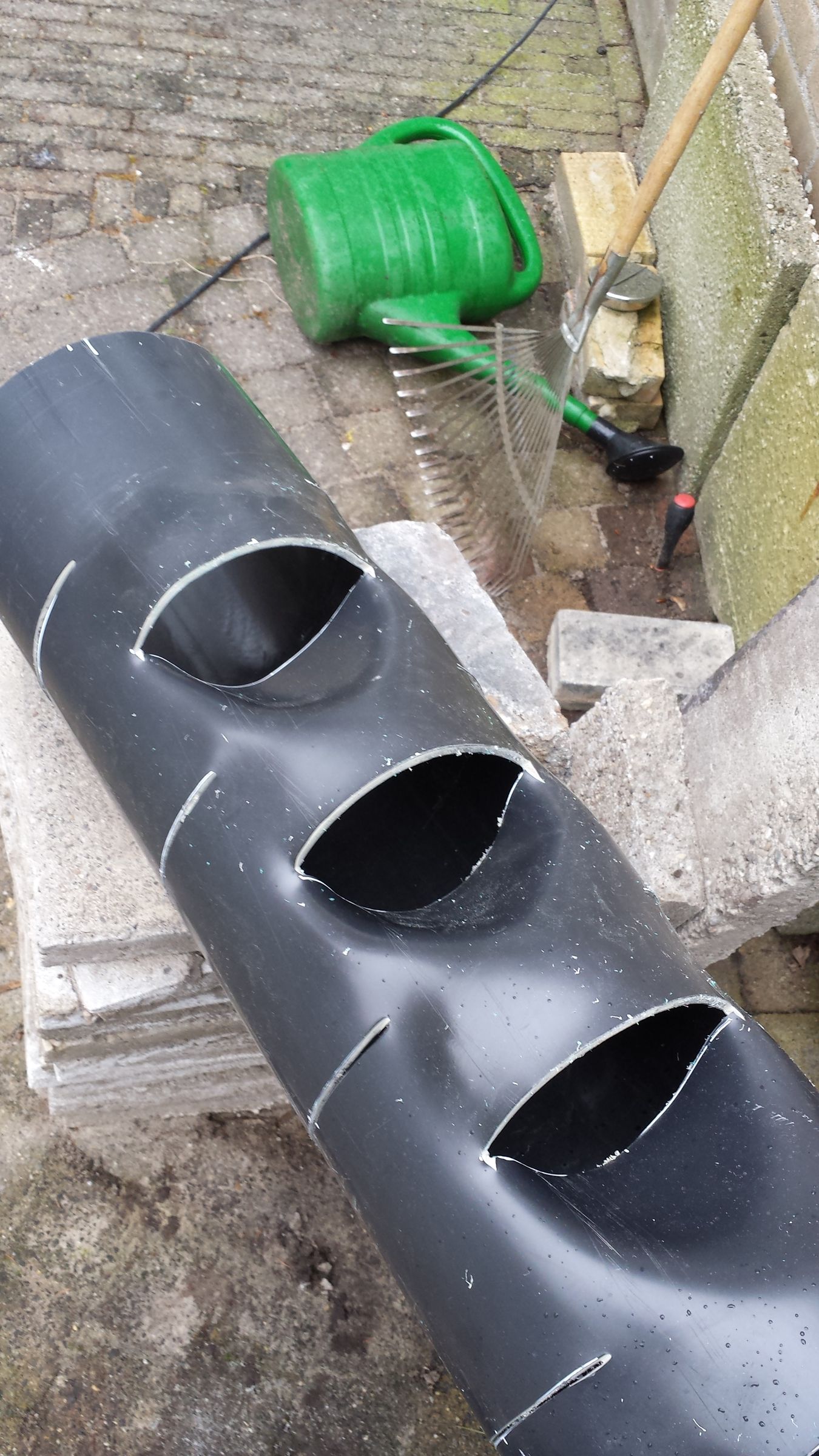 Plant Tower Made Out of PVC Pipe (15 Pockets) : 8 Steps (with Pictures ...