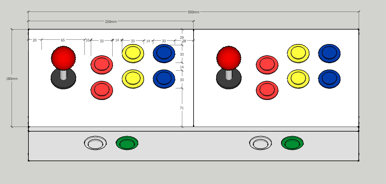 2-Player Bartop Arcade Machine (Powered by Pi) : 19 Steps (with ...