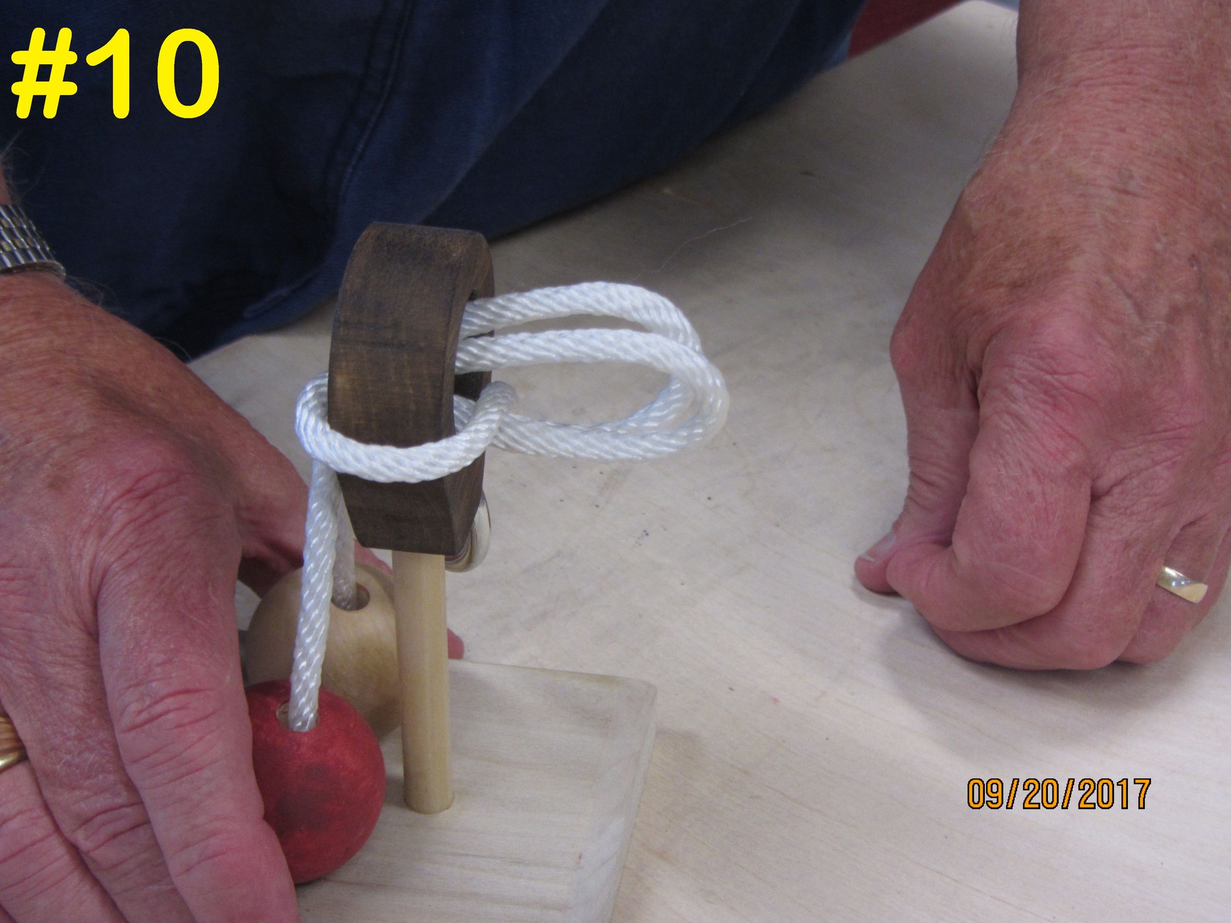 Wood Ball - Metal Ring Rope Puzzle : 16 Steps (with Pictures ...