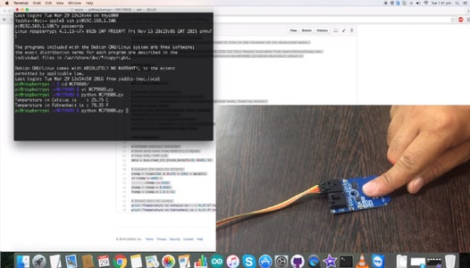 Temperature Monitoring Using Mcp9808 And Raspberry Pi 4 Steps Instructables