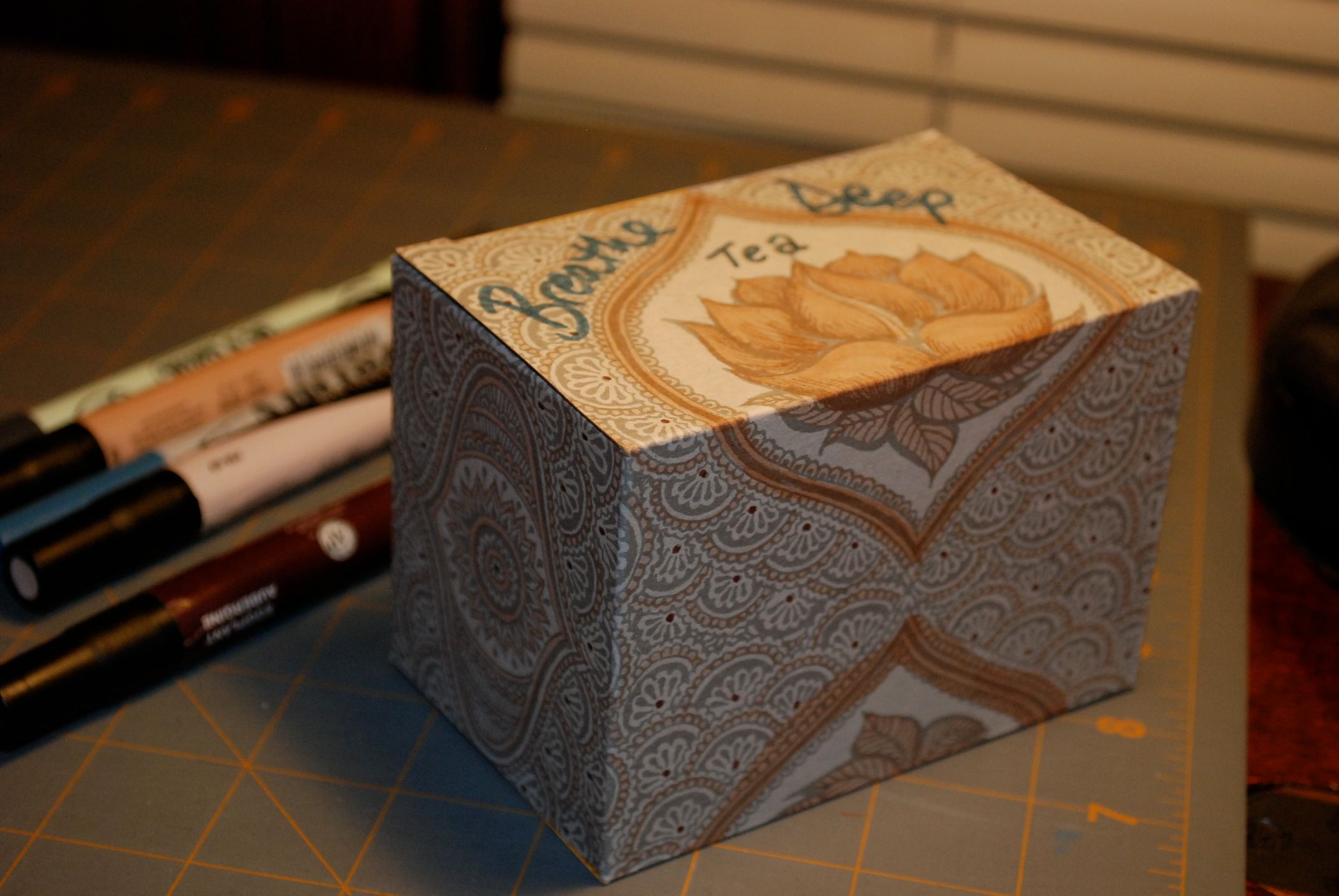 Gift Box From Tea Box : 3 Steps - Instructables