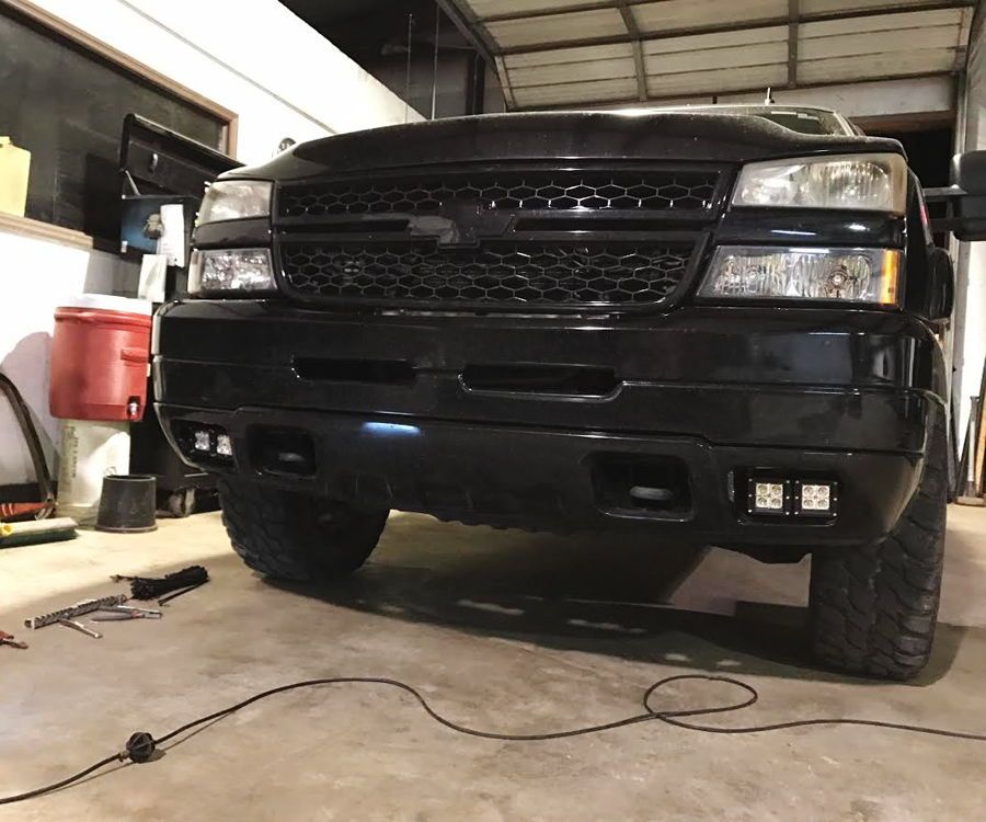 Chevrolet Avalanche Silverado Dual LED Pod Light Install Guide : 6 ...