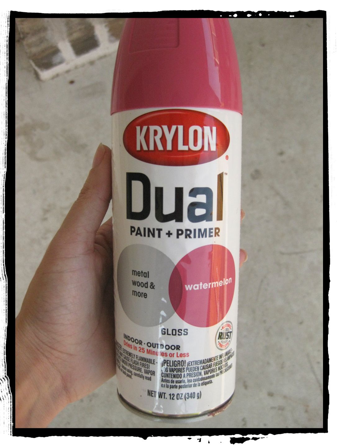 Krylon Dual Paint + Frame = Necklace Display : 9 Steps (with Pictures ...