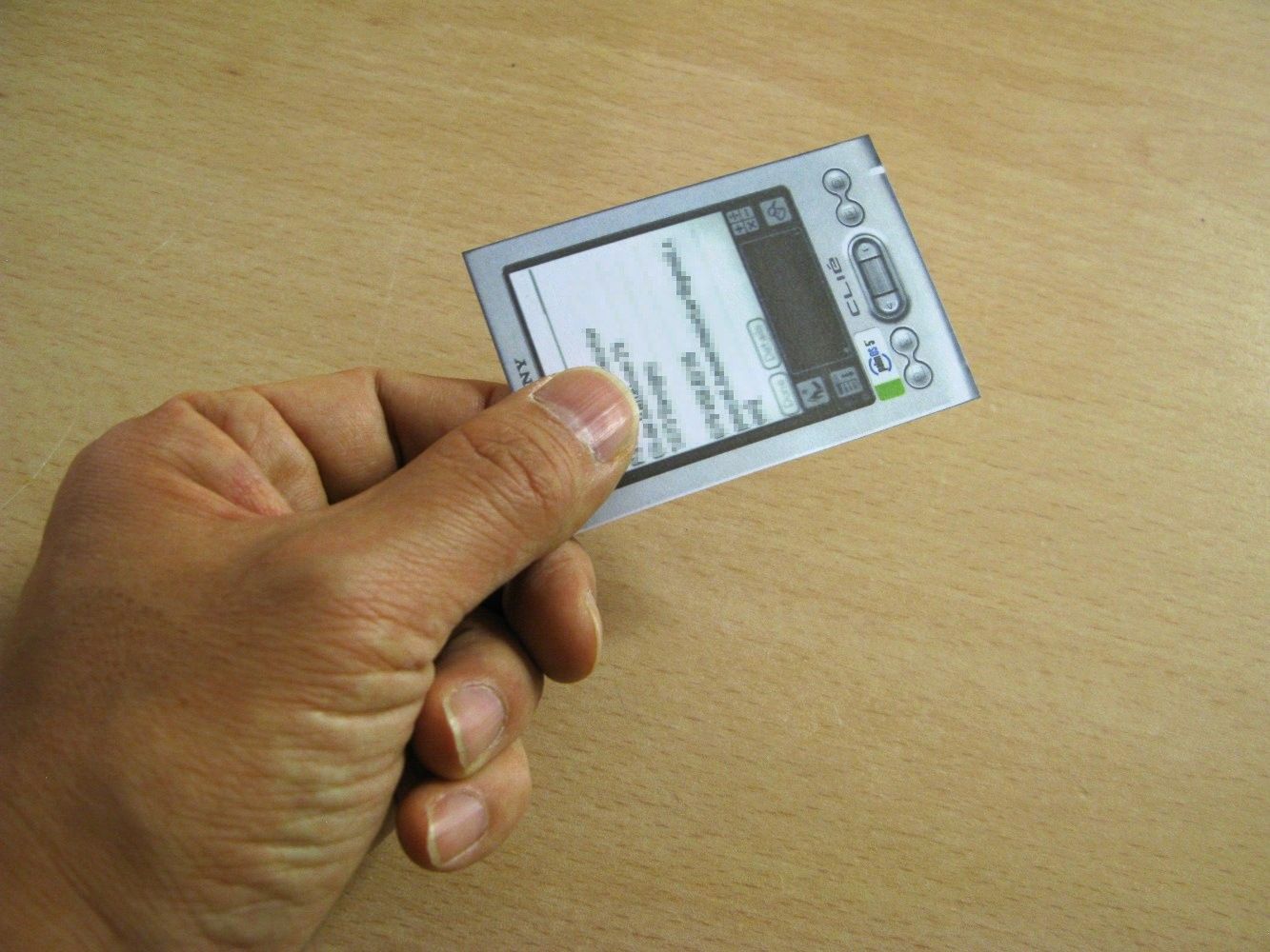 Instant Vintage PDA Business Card : 3 Steps (with Pictures) - Instructables