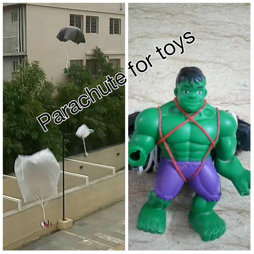 Simple Parachute Toys For Kids 4 Steps With Pictures Instructables