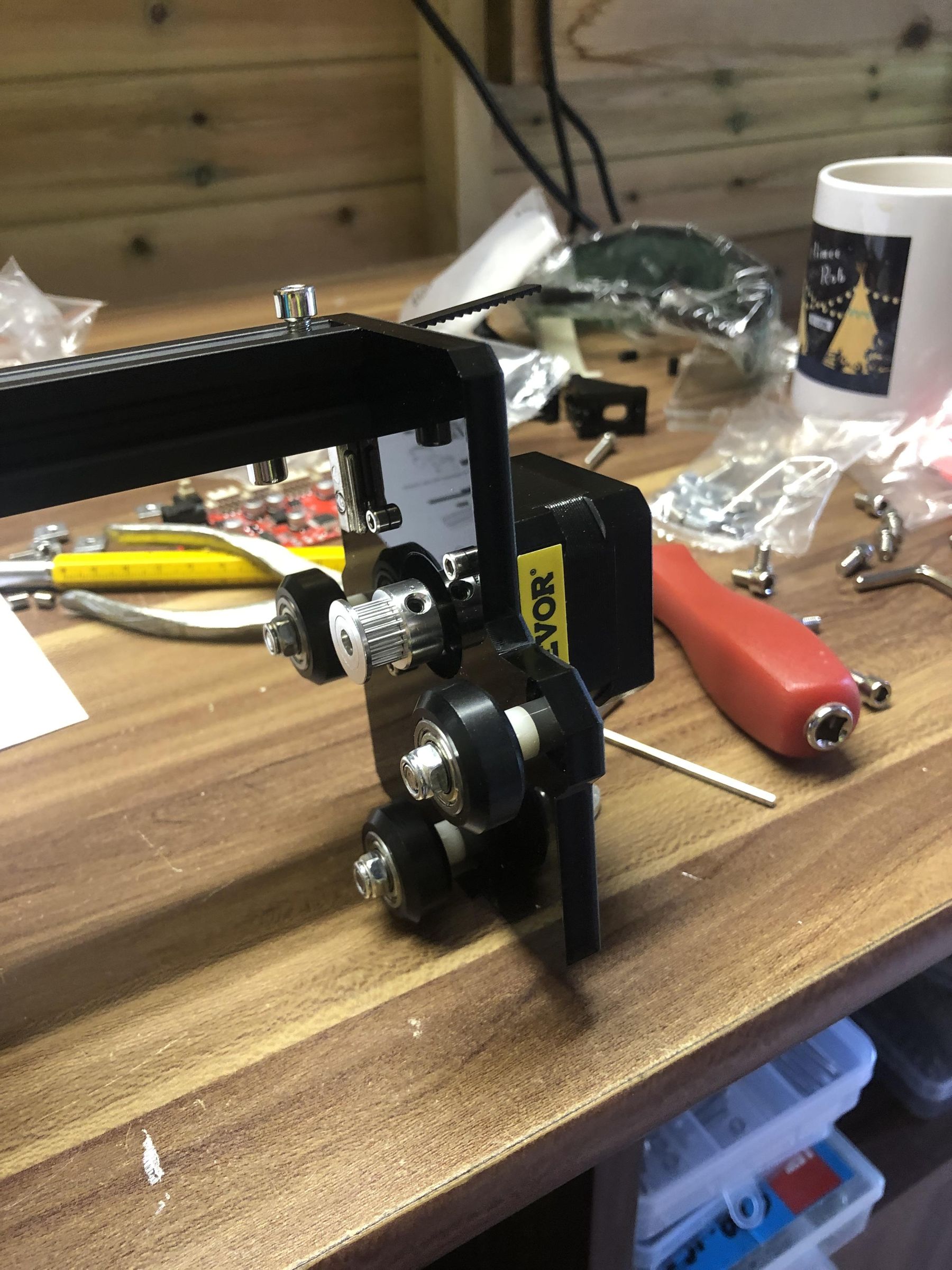 El Cheapo 50cmx 40cm 500mW Laser Build and Modifications : 4 Steps ...