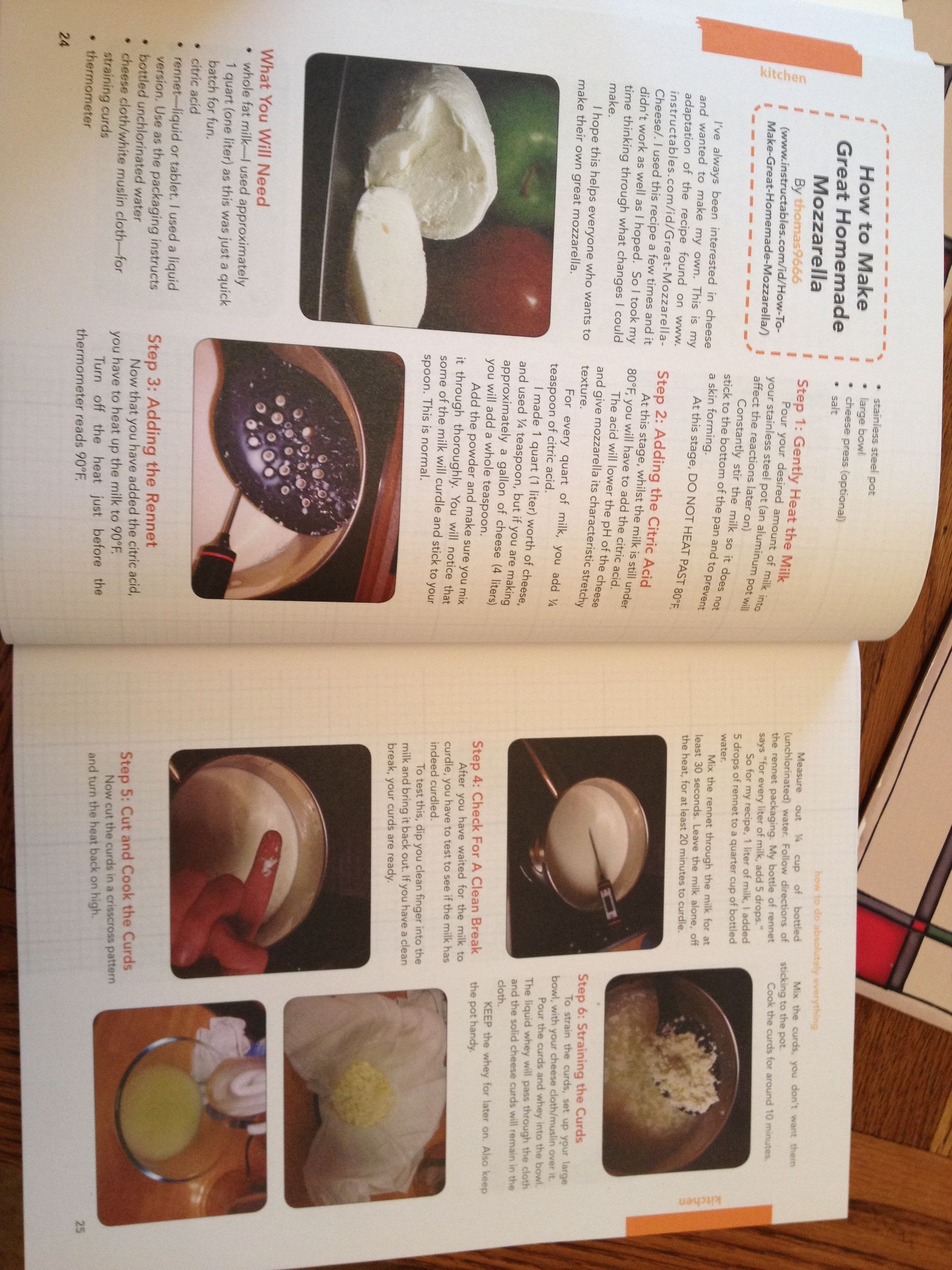 How to Make Great Homemade Mozzarella : 13 Steps (with Pictures ...