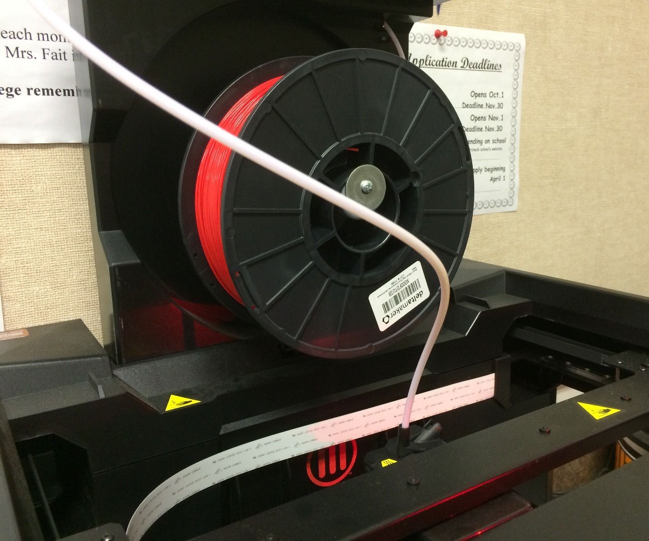 MakerBot 5th Gen Generic Filament Spool Adapter : 3 Steps - Instructables