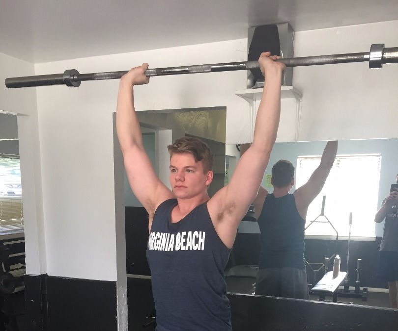 Weightlifting: How to Overhead Press : 8 Steps (with Pictures ...