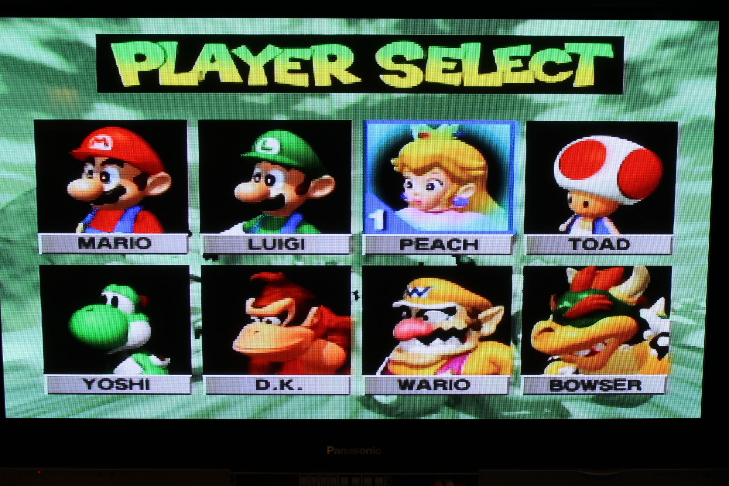 Mario Kart 64 Character Select