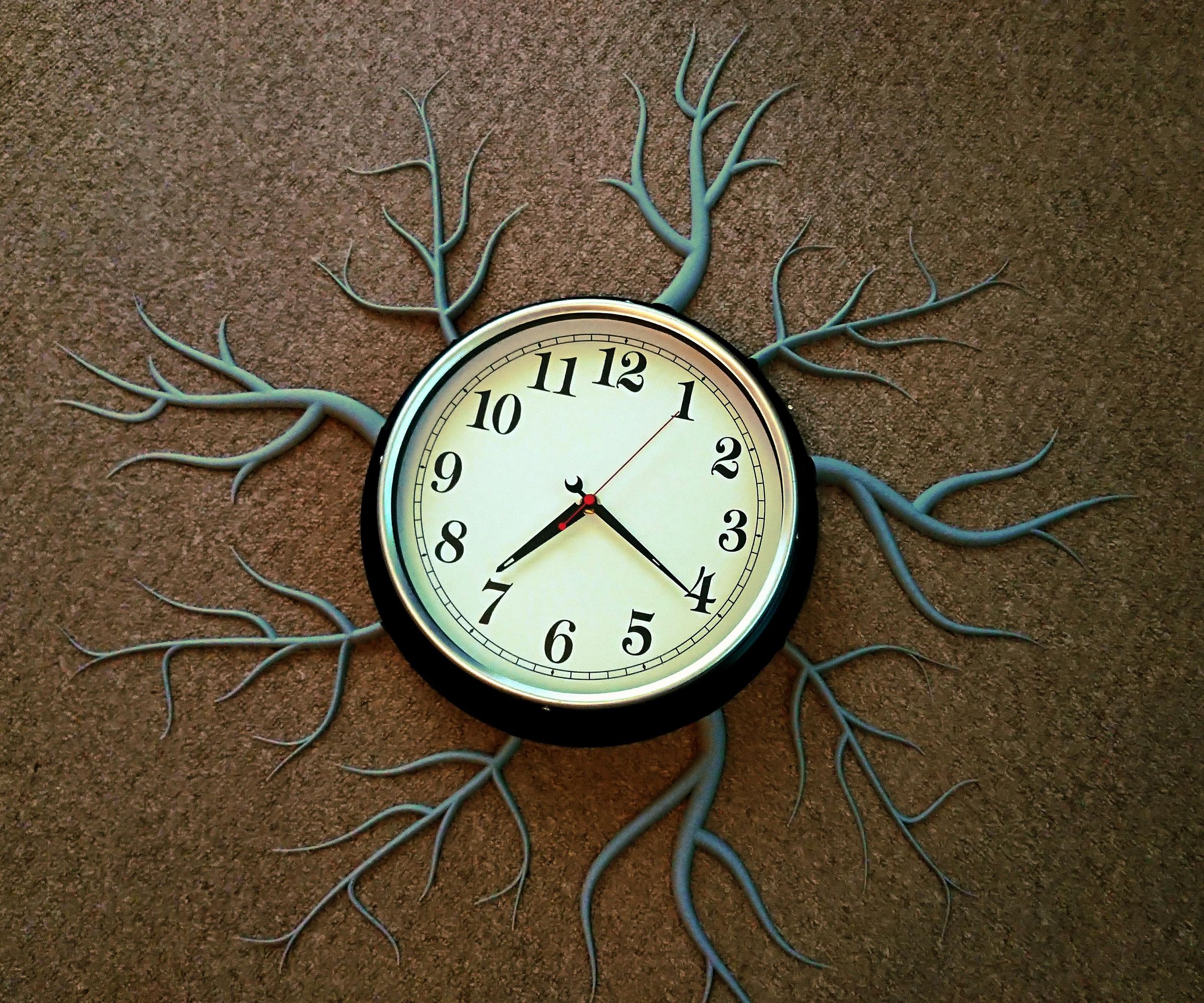 Organic Root Clock : 7 Steps (with Pictures) - Instructables