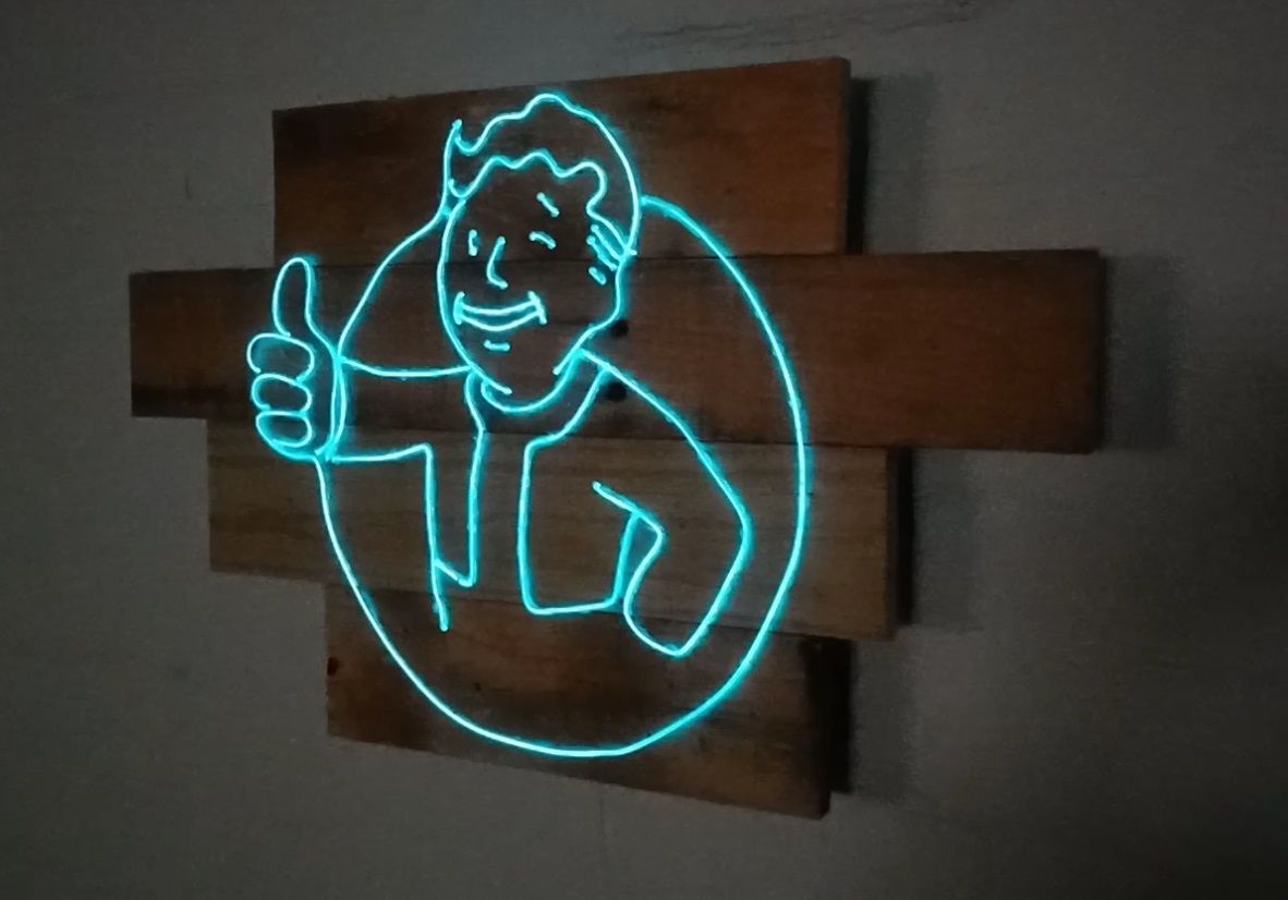 Neon Fallout Sign : 7 Steps (with Pictures) - Instructables