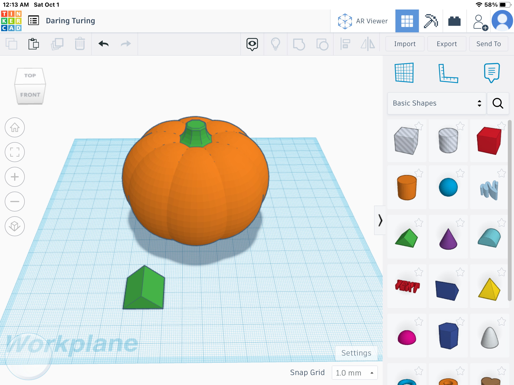 Cute Jack-O-Lantern in Tinkercad : 4 Steps - Instructables