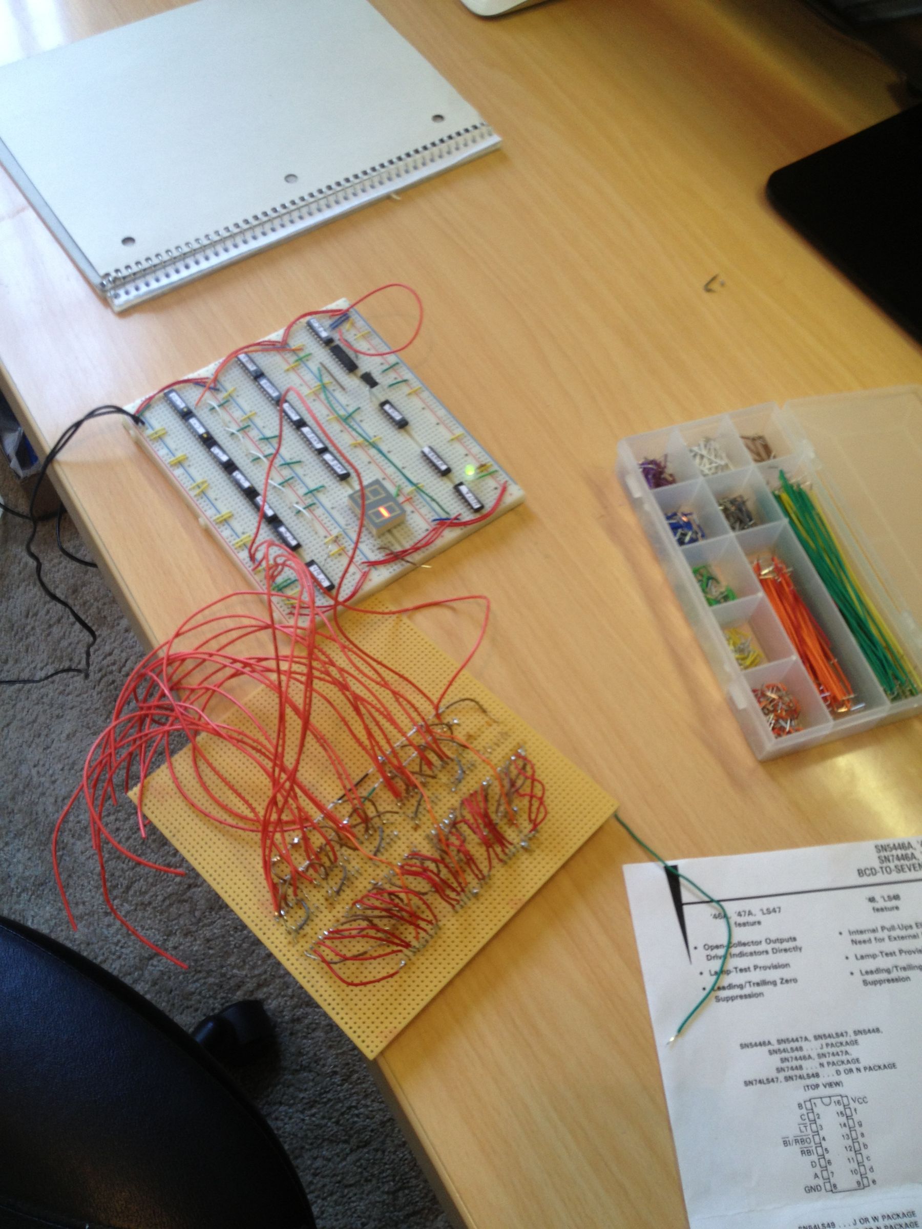 Homemade TTL Circuit 24-hour Digital Clock - Instructables