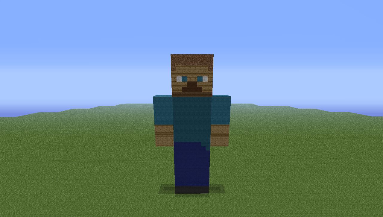 Create a Minecraft Skin Statue - Instructables