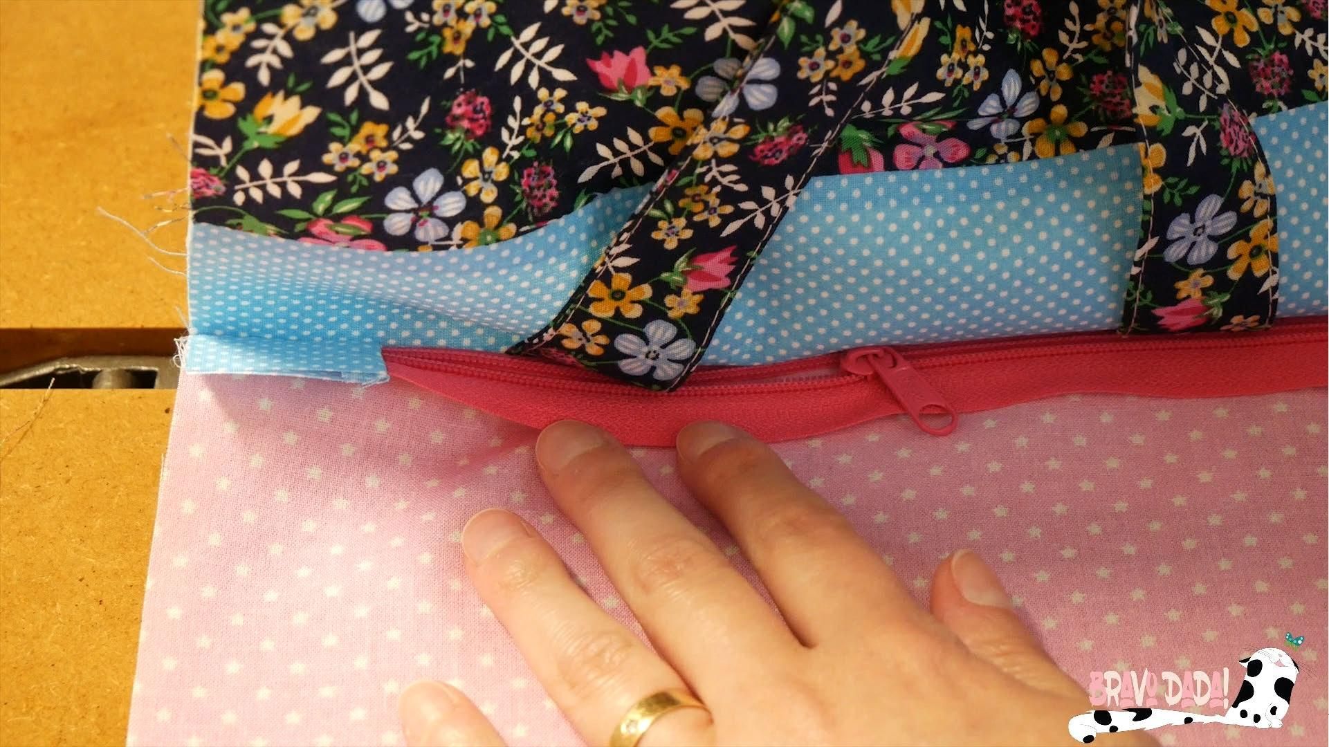 DIY How to Make a Zippered and Lined Tote Bag With Boxed Corners ...