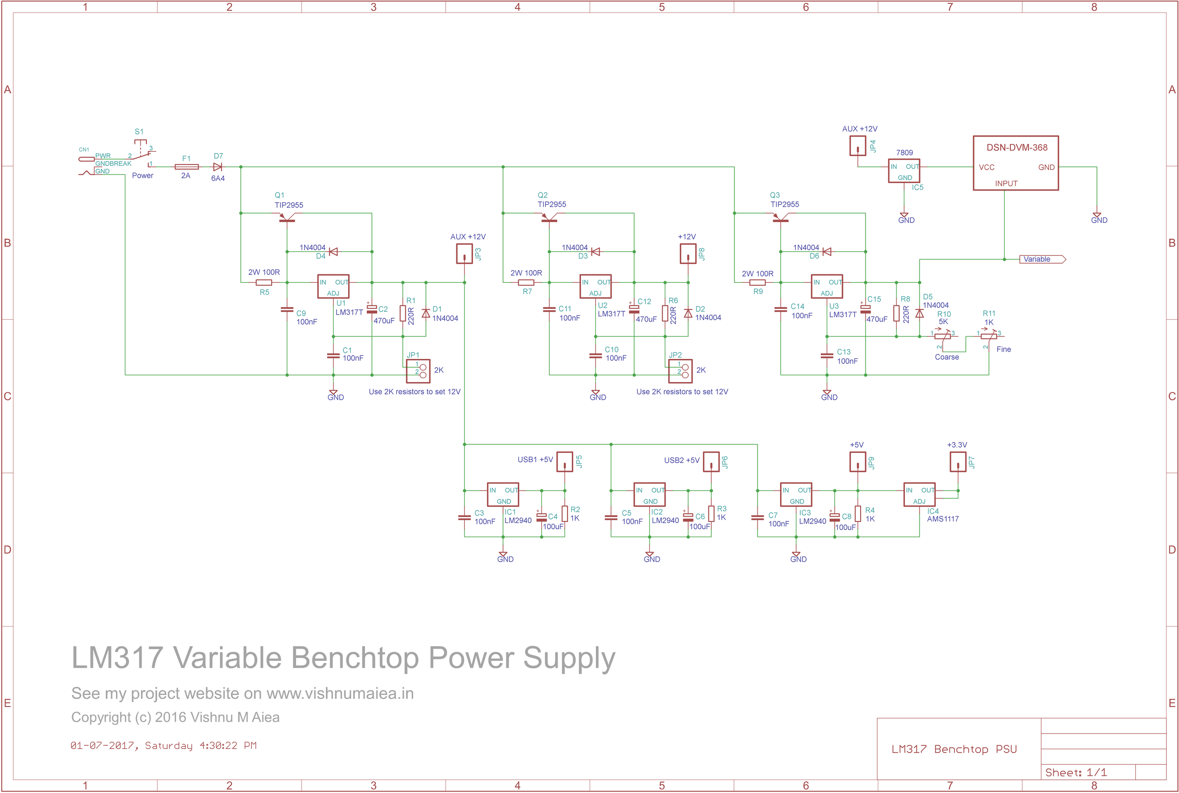 LM317 Based DIY Variable Benchtop Power Supply : 13 Steps (with ...