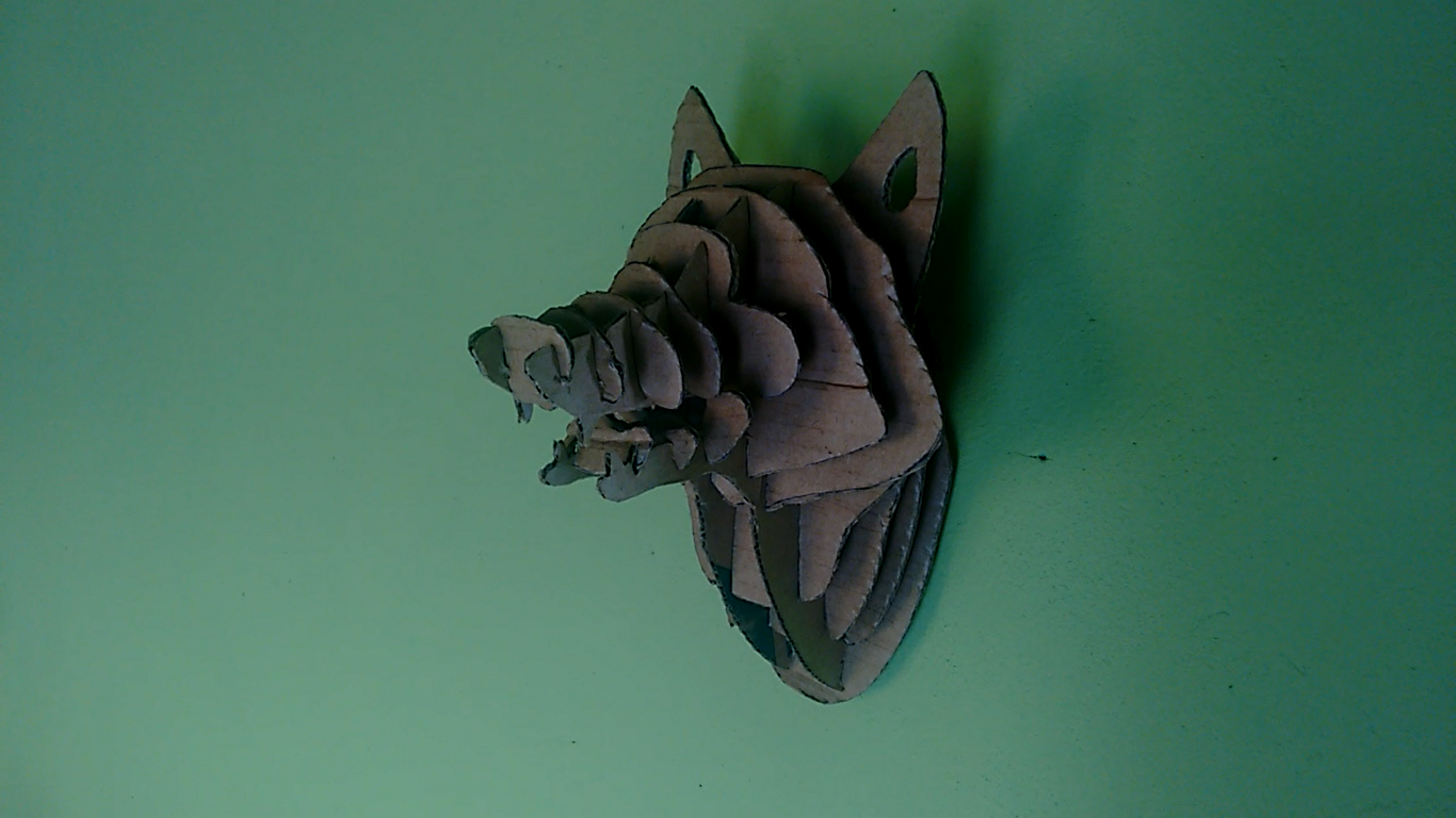 DIY - Cardboard Hunting Trophy (wolf Head) (with Pictures) - Instructables