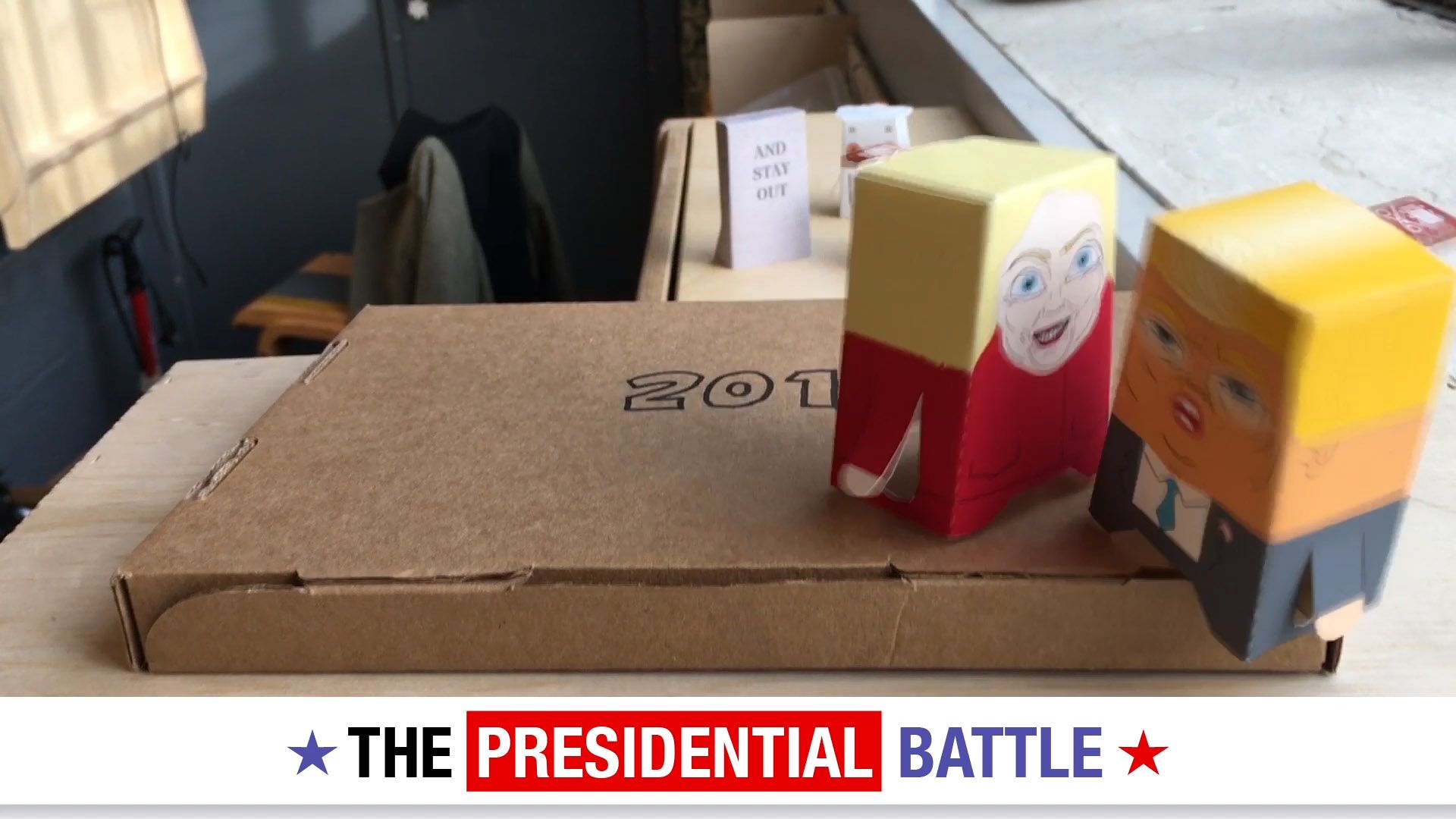 Trump Vs Clinton Papercraft Play Set : 7 Steps - Instructables