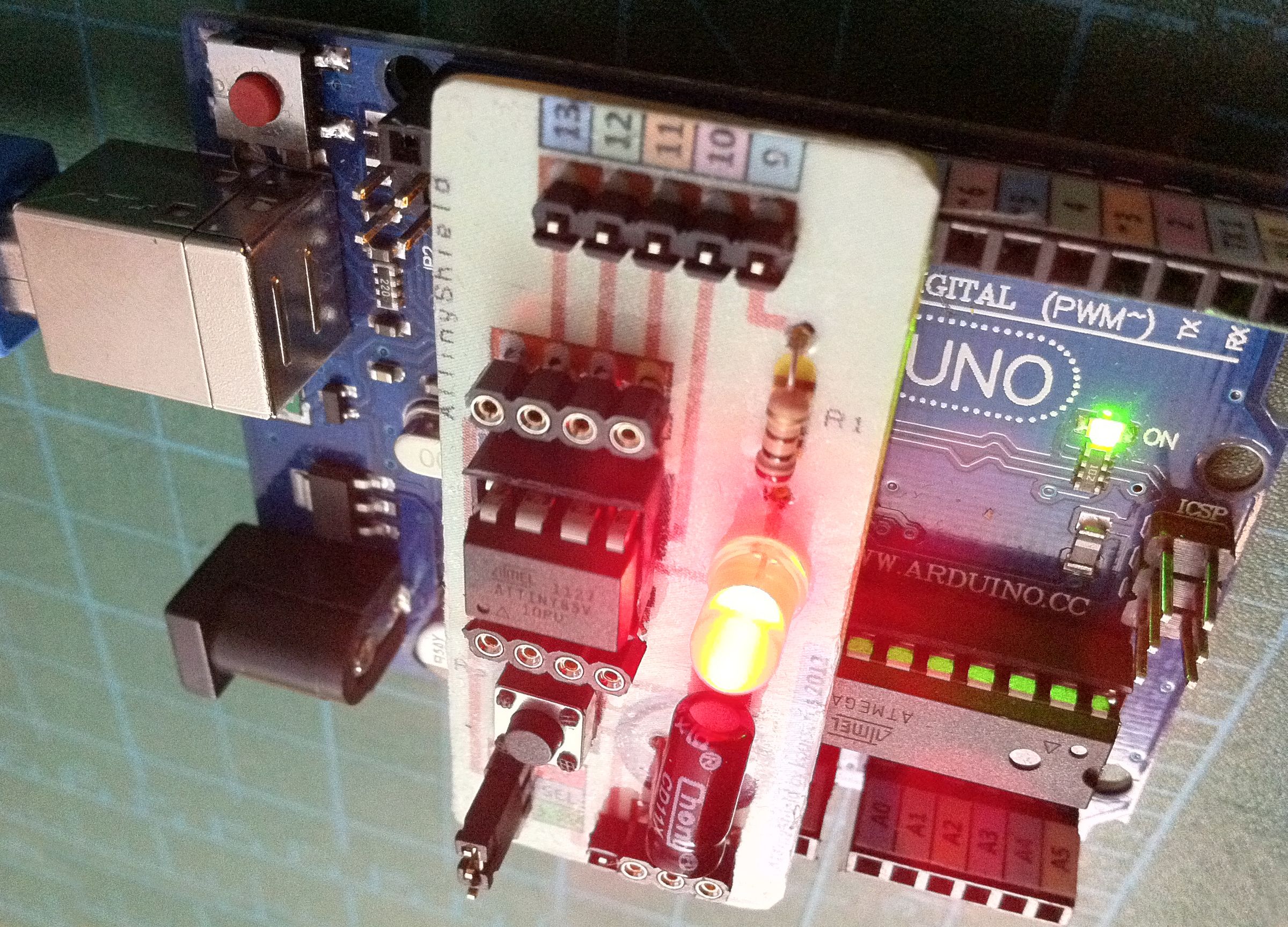 Arduino ATtiny85 Programmer Shield on PCB [ATtinyShield] : 9 Steps ...
