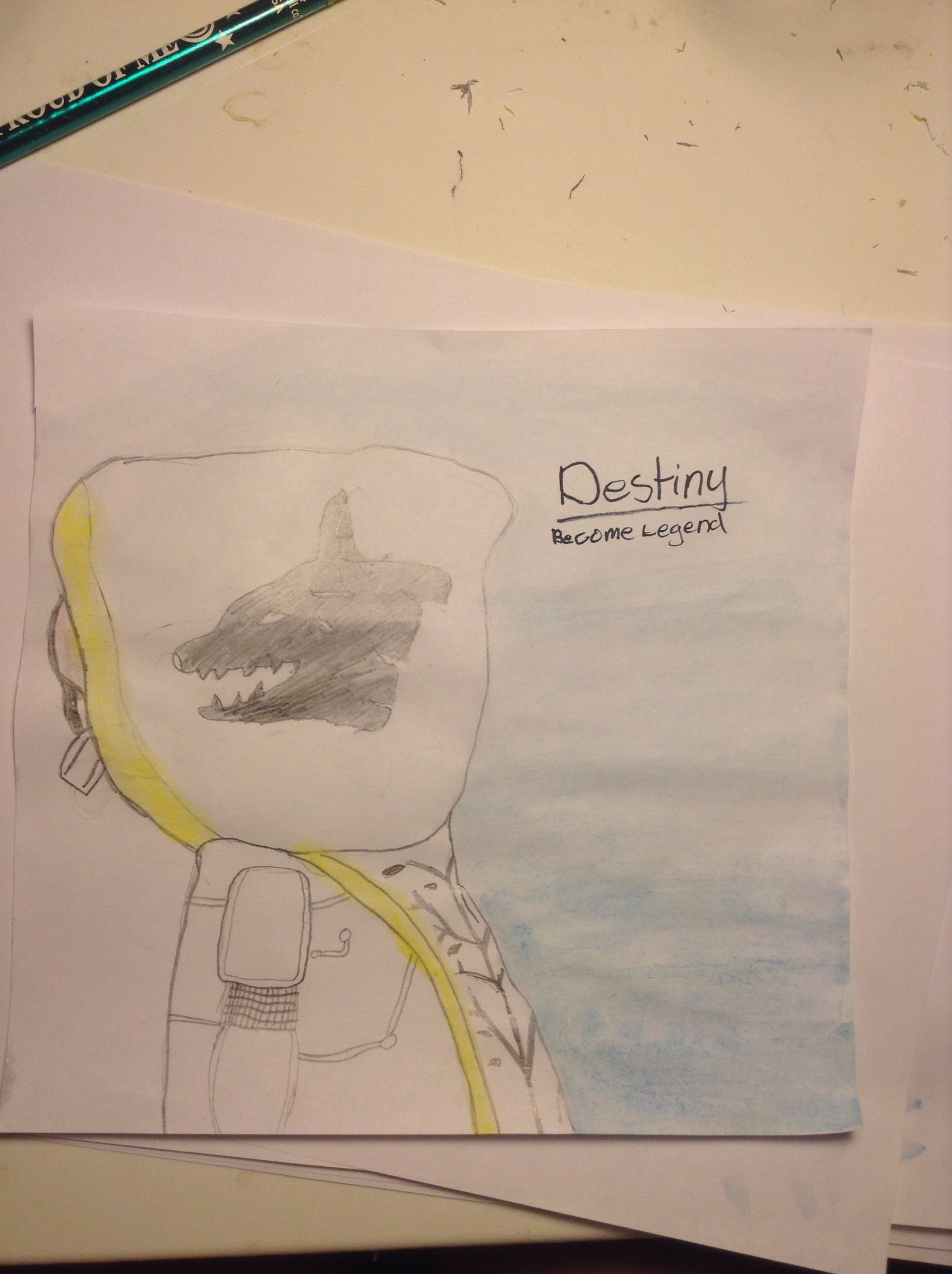 Destiny How to Draw:Hunter : 6 Steps - Instructables