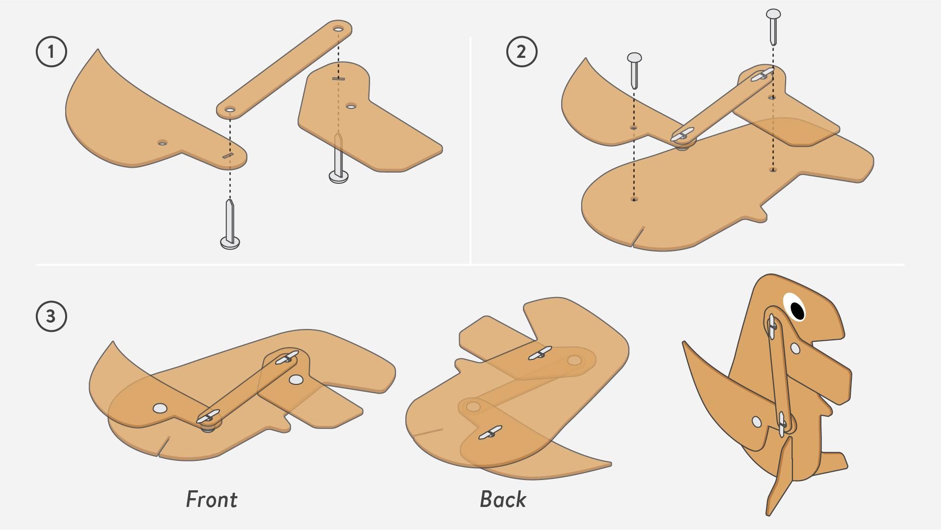 Animate a Roaring Tiny Rex Puppet : 12 Steps (with Pictures ...