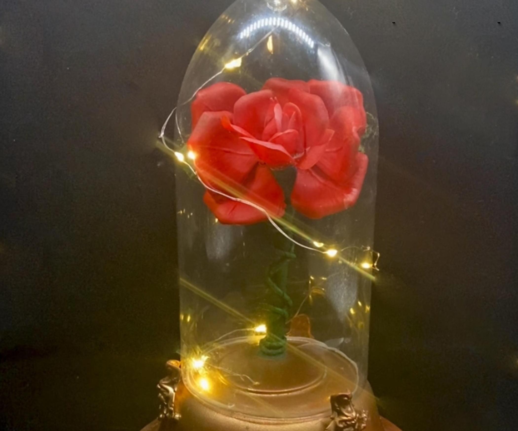 DIY Beauty and the Beast Enchanted Rose - Remote Controlled and ...