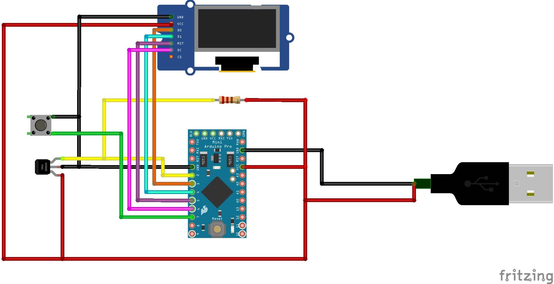 Mini Filament Counter for 3d Printer / Minicontador De Filamento Para ...