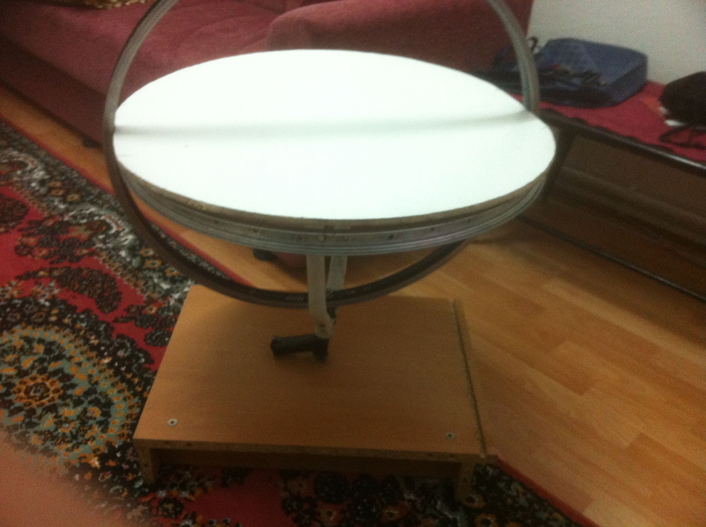 Coffee Table Made From Bicycle Rims - Instructables