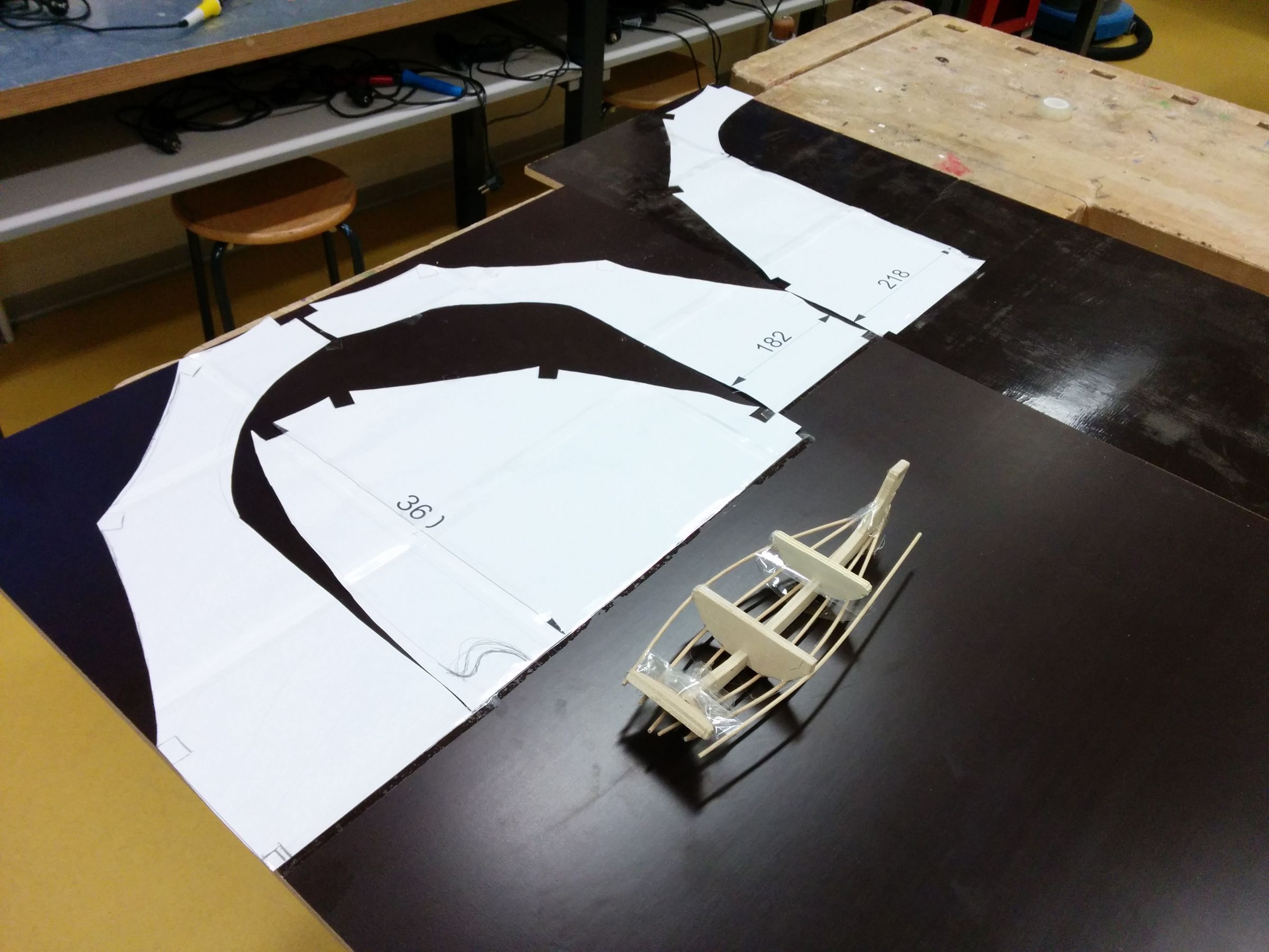 240cm Skin on Frame Sailing Pram With Mirage Drive : 7 Steps (with ...