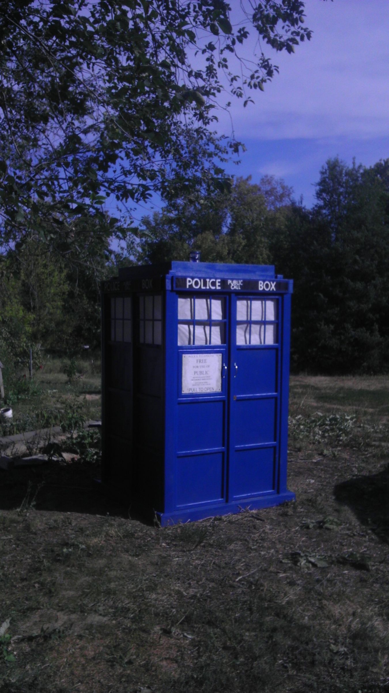 (Almost) Life Size Tardis : 7 Steps (with Pictures) - Instructables