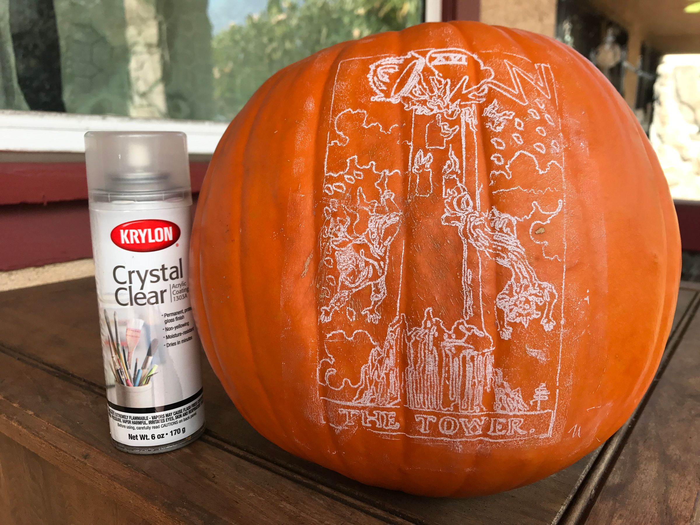 Flash Logo Pumpkin Stencil