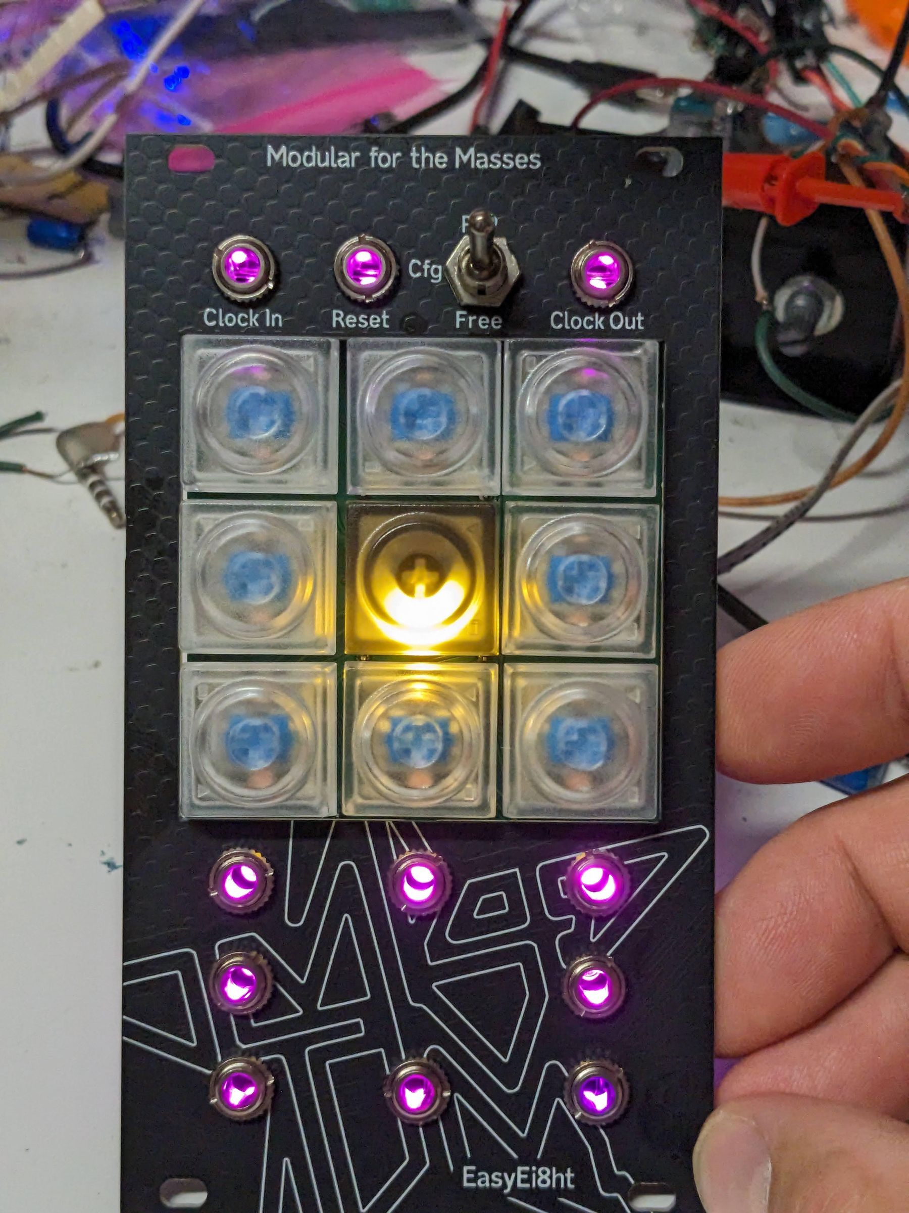 EasyEi8ht Performance Trigger Sequencer Eurorack Module : 13 Steps (with Pictures) - Instructables
