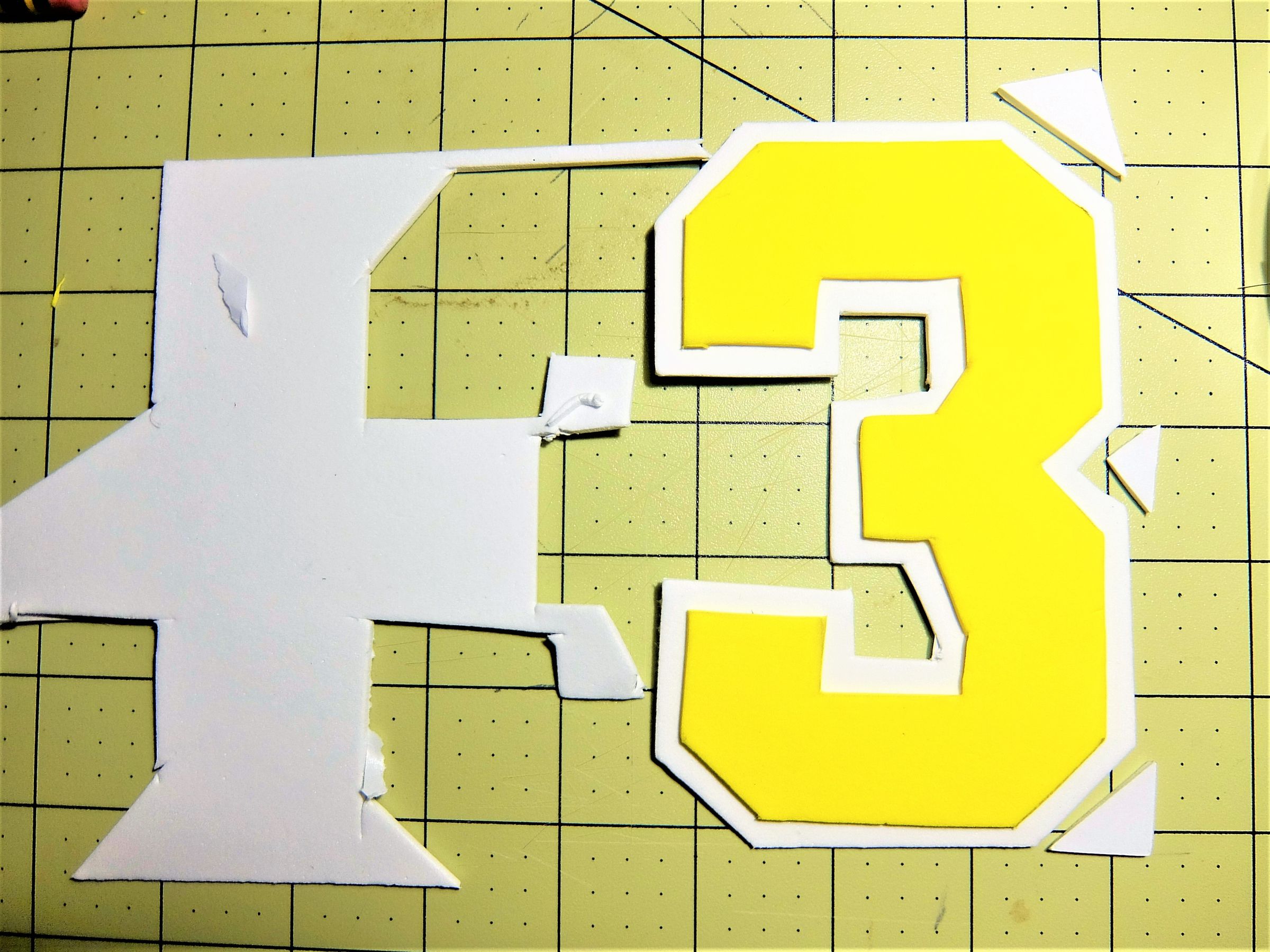 Draw and Cut Out Jersey Numbers 0 to 9 : 14 Steps (with Pictures ...