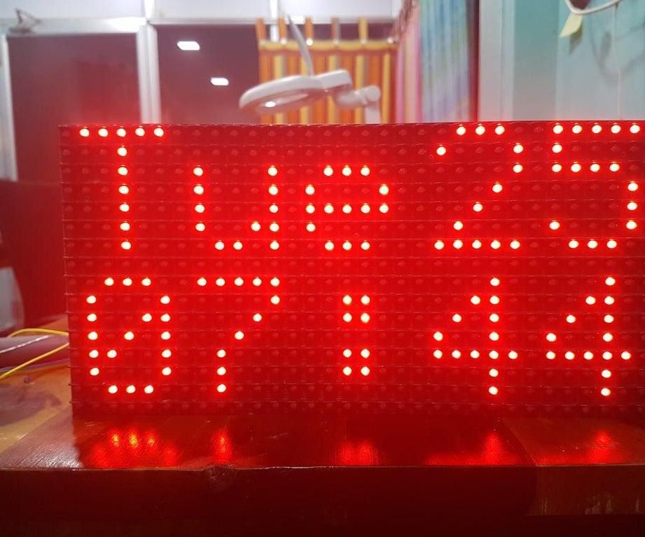 Dot Matrix Display(DMD) Clock : 6 Steps - Instructables