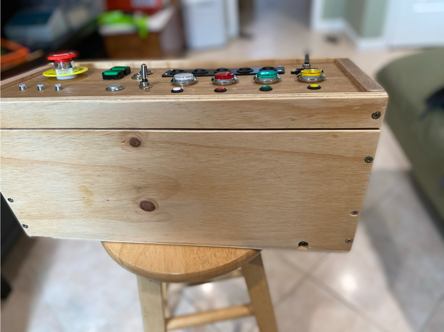 Kids Electronic Button Busy Board - Gen1 : 6 Steps (with Pictures ...