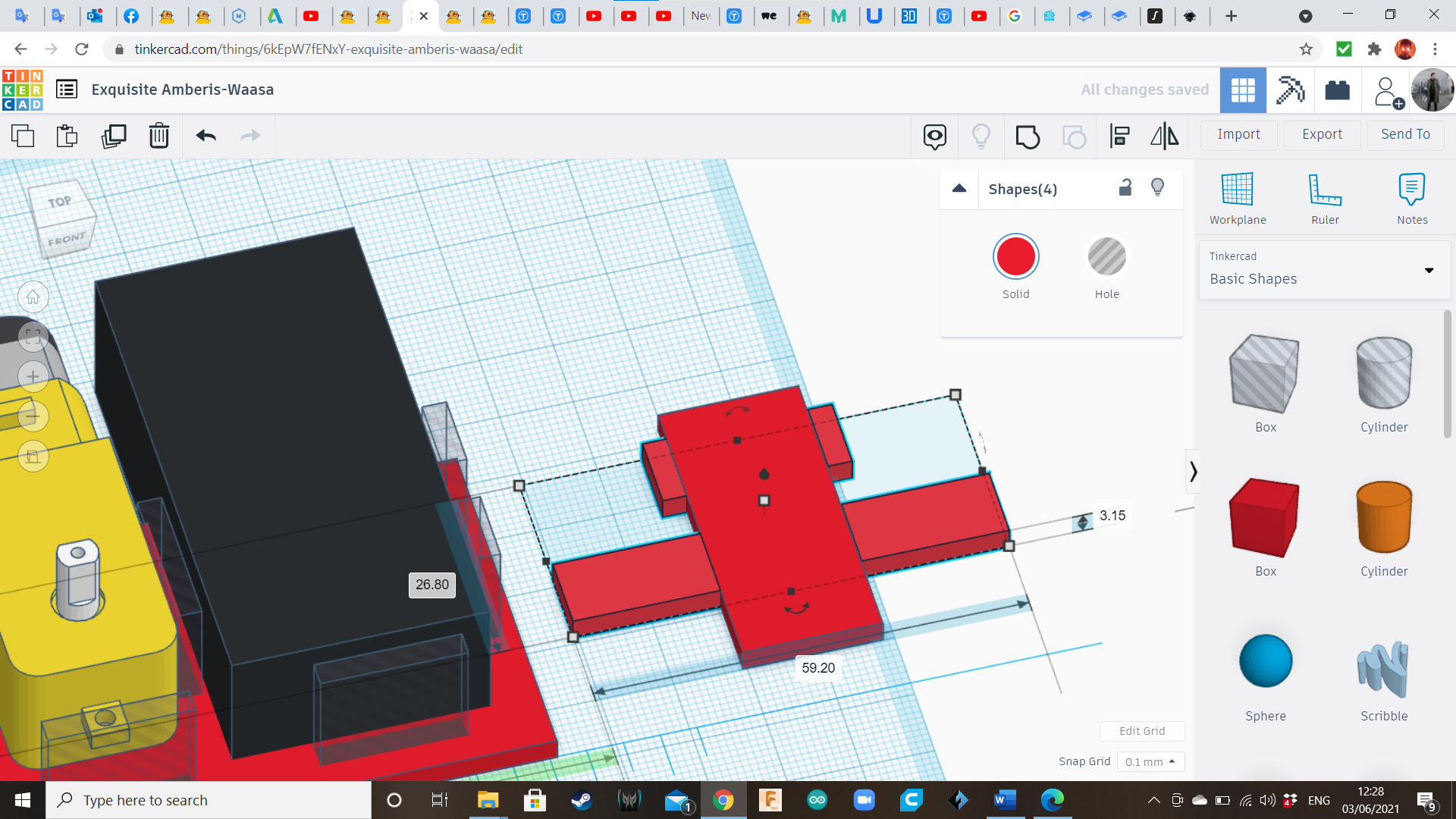 Tinkercad Robotics for School: Laser-cut Walking Machine! : 27 Steps ...