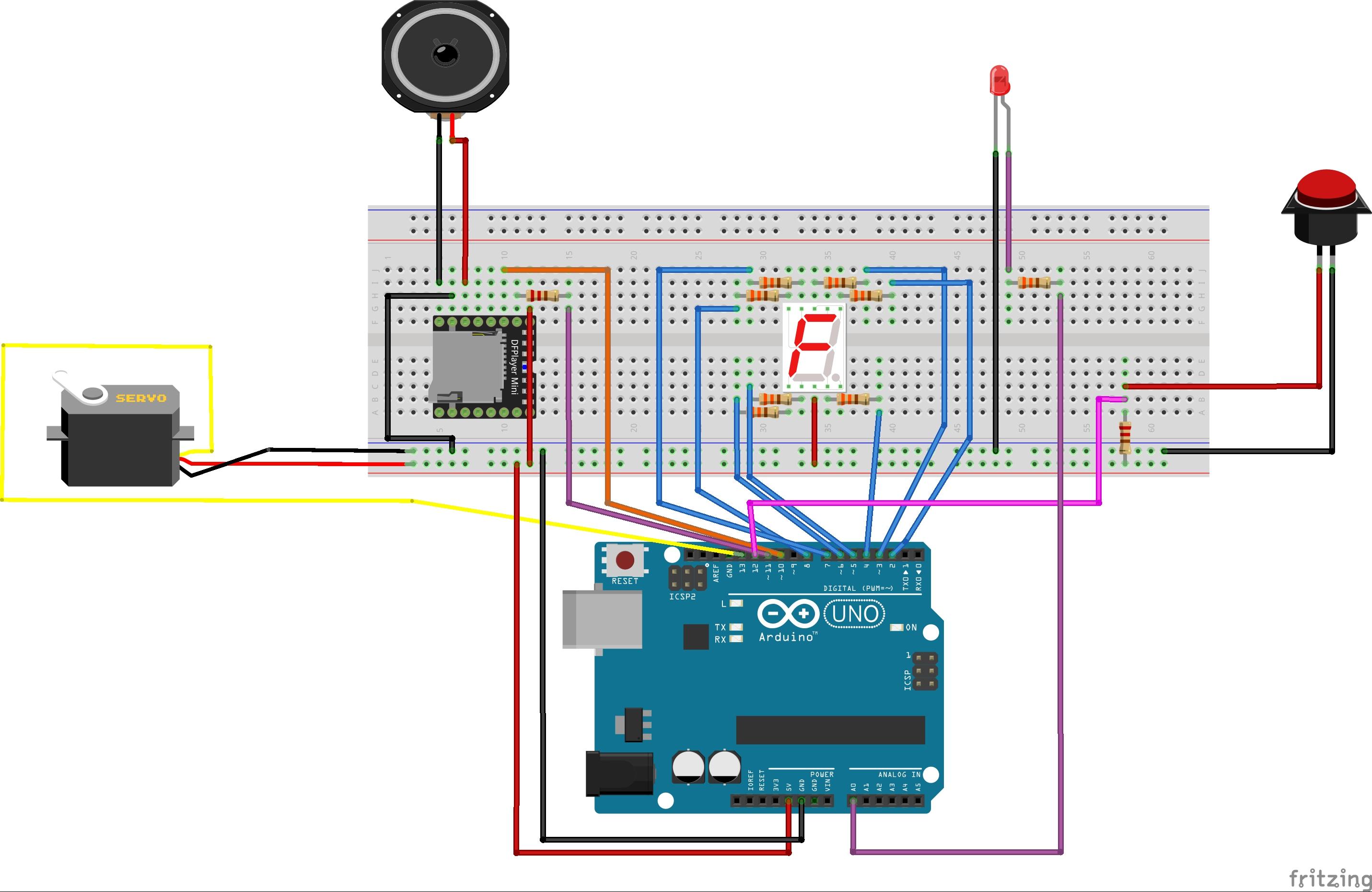 HALLOWEEN DIY CANDY DISPENSER WITH RIDDLE, 7-SEGMENTS & PUSHBUTTON, ARDUINO & 3D PRINTED ...
